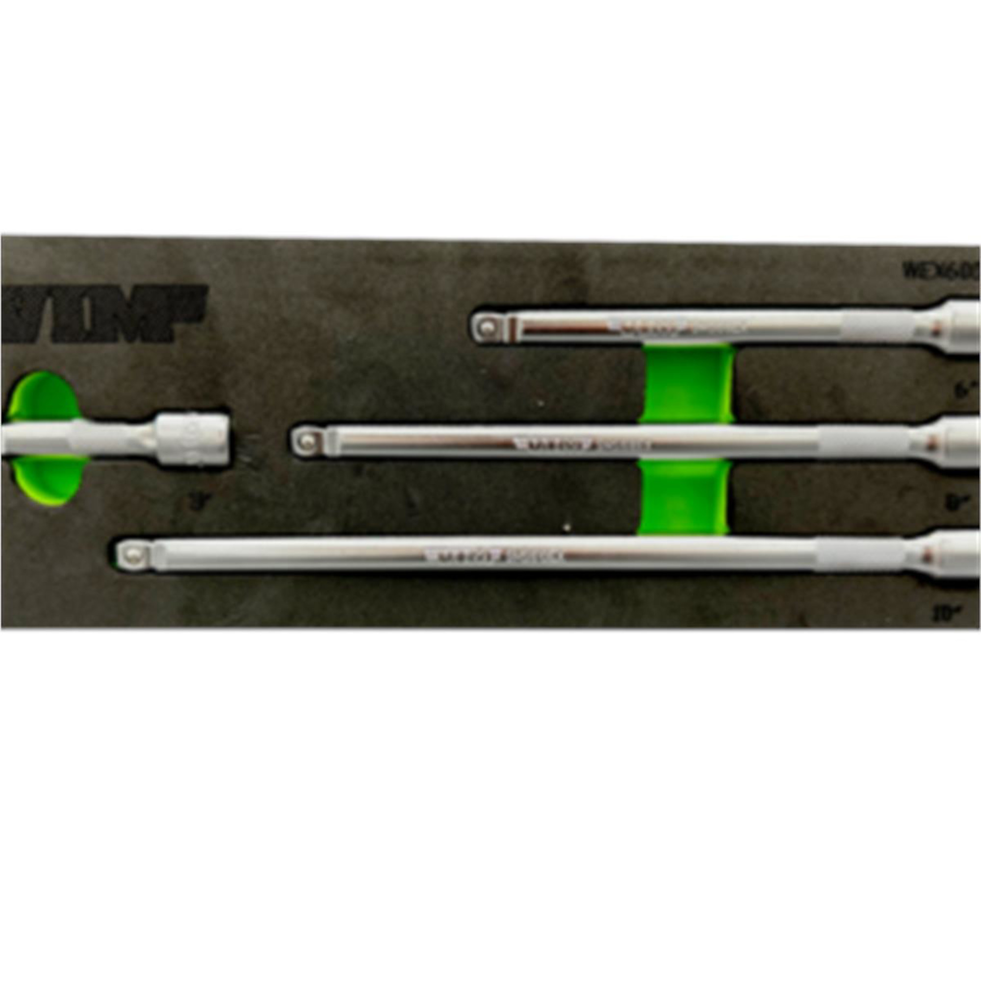 VIM Tools, 4 PC. 3/8ft.' DR. WOBBLE EXTENSION SET, Model# VIMWEX600 ...