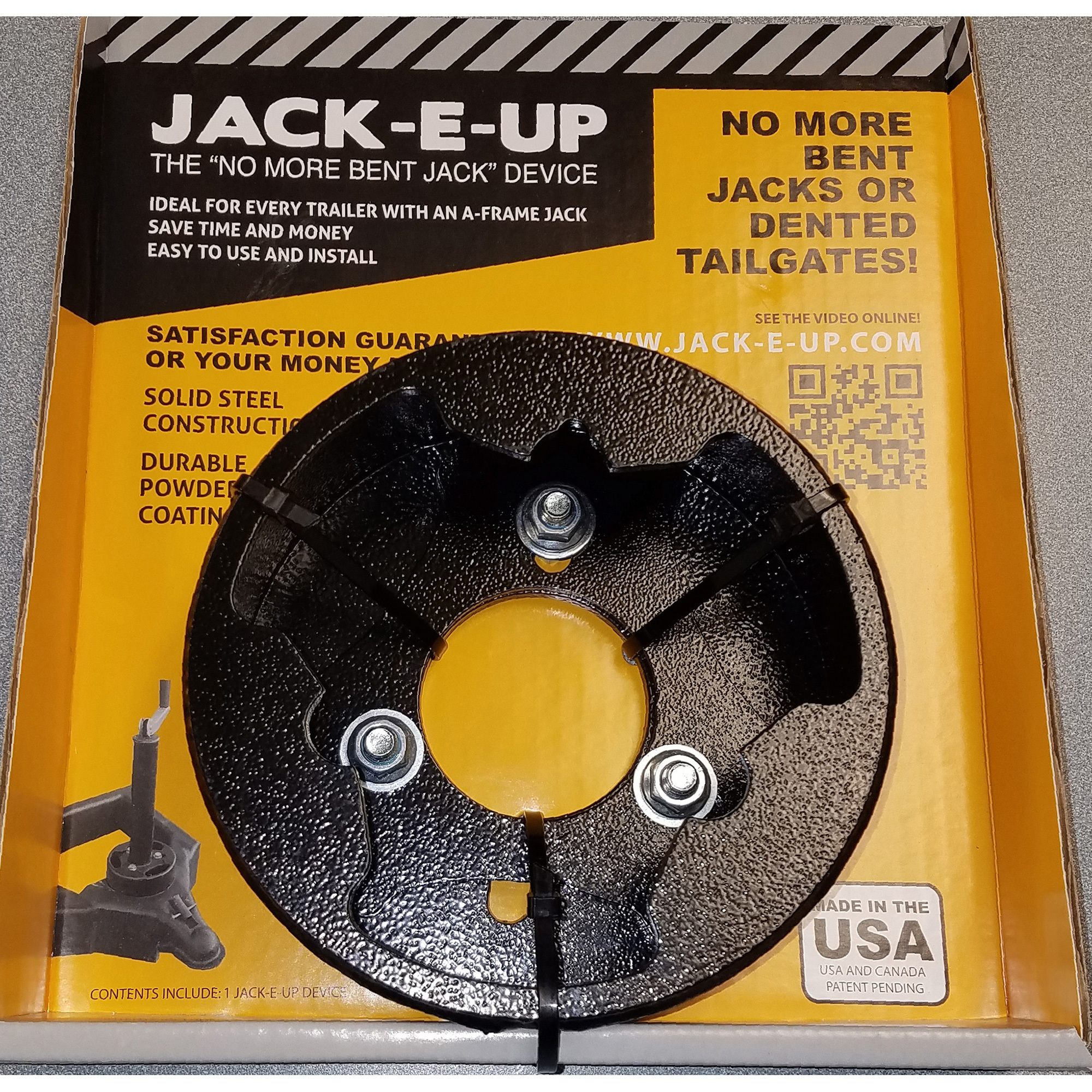 Jack-E-Up Removable Jack Mount, For A-Frame Trailers, Standard ...