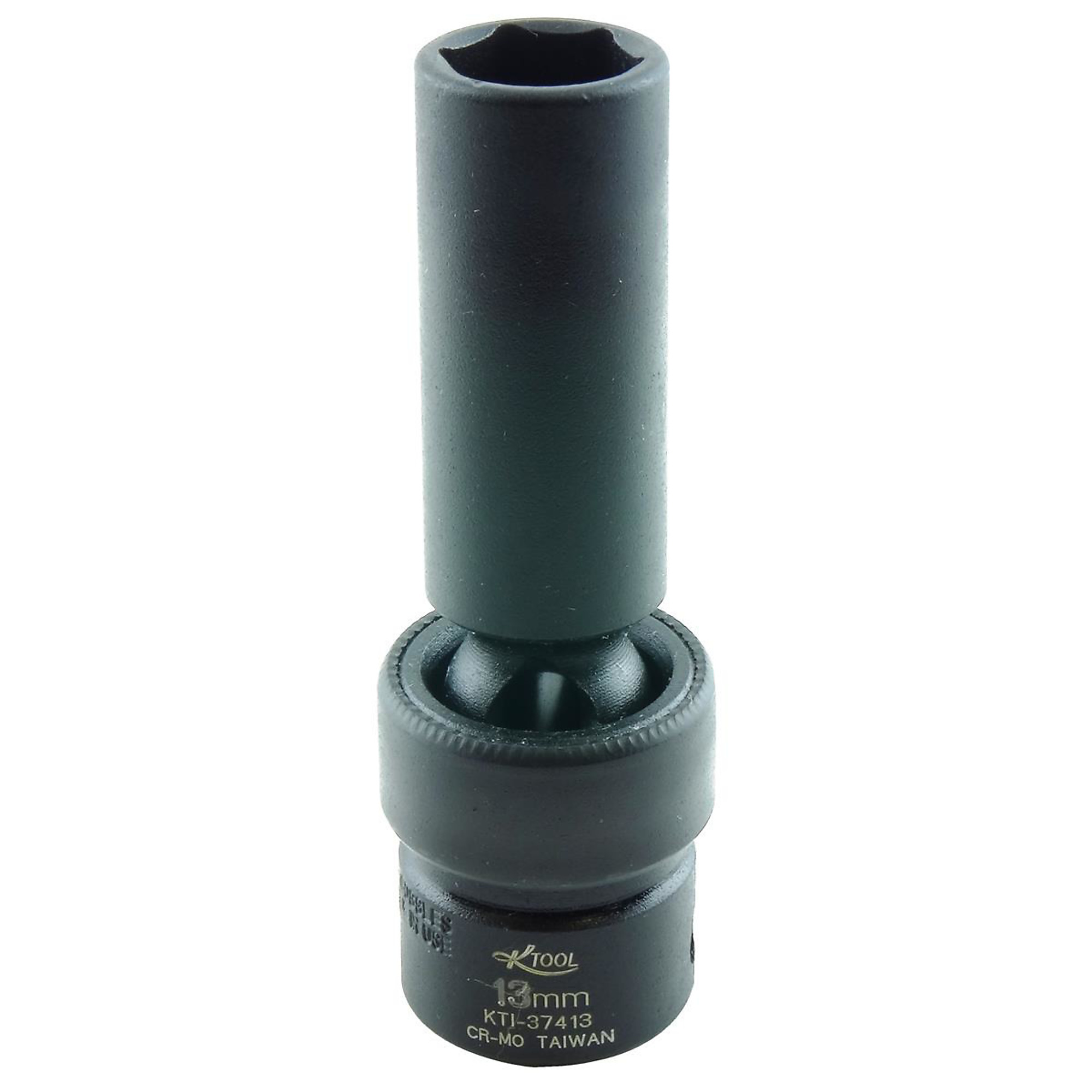K Tool International, Socket Impact Flex 13mm 3/8in. Dr Deep, Model ...