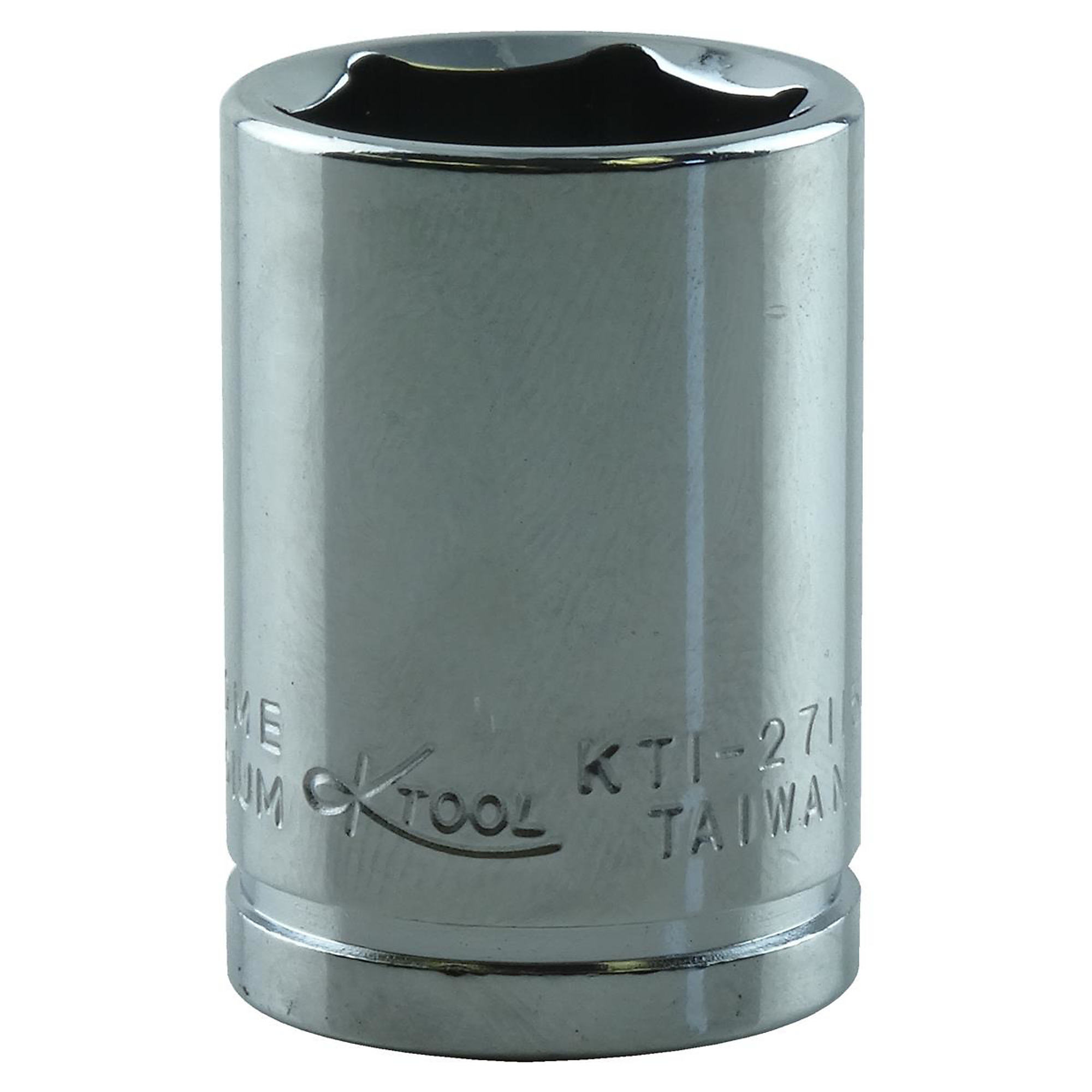 K Tool International 15mm Socket - 3/8in. Drive, 6-Point, Chrome ...