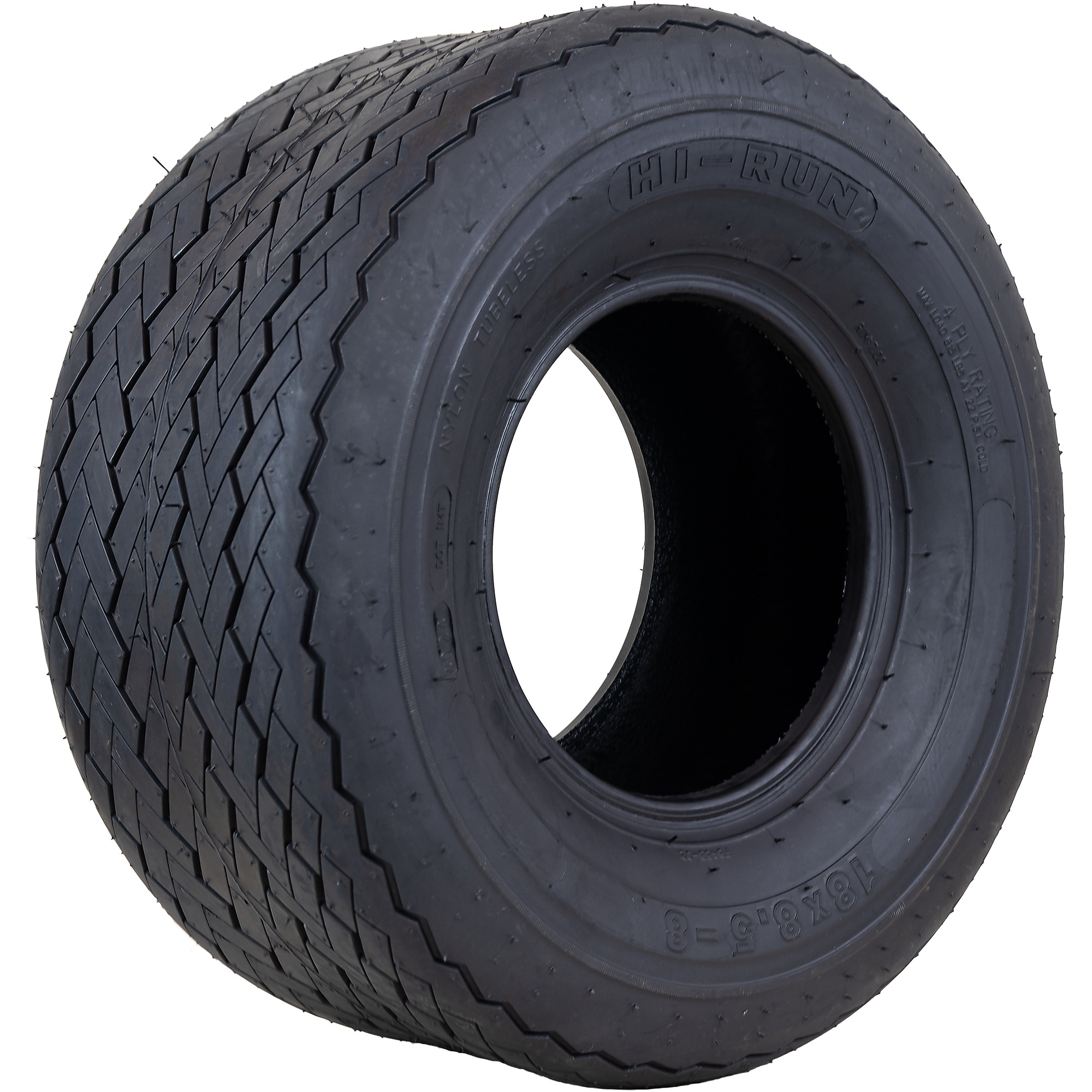 HI-RUN, Golf Cart Tire 18X8.50-8 4PR, Tire Diameter 17.7 in, Load Range ...