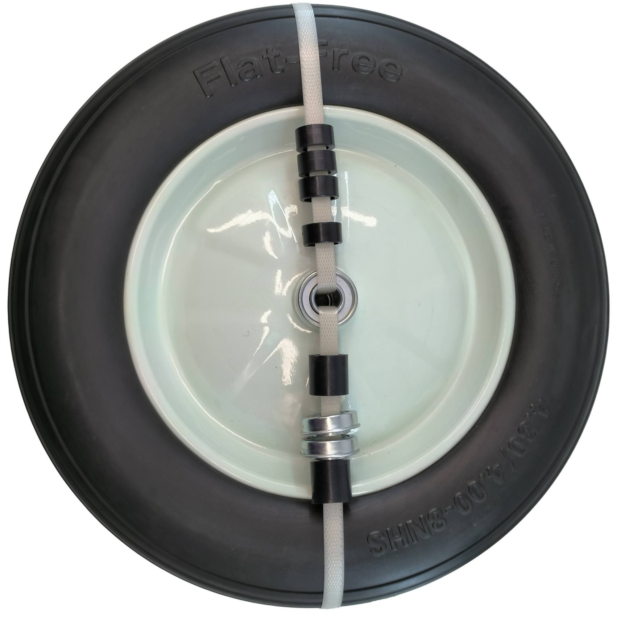 HI-RUN, Flat Free 16in. Wheelbarrow Tire Assembly (Rib), Tire Diameter ...