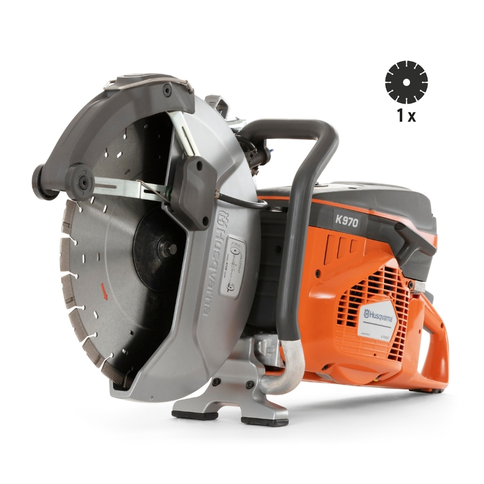 Husqvarna, Power Cutter, Blade Diameter 16 in, Max. Cutting Depth 6 in ...