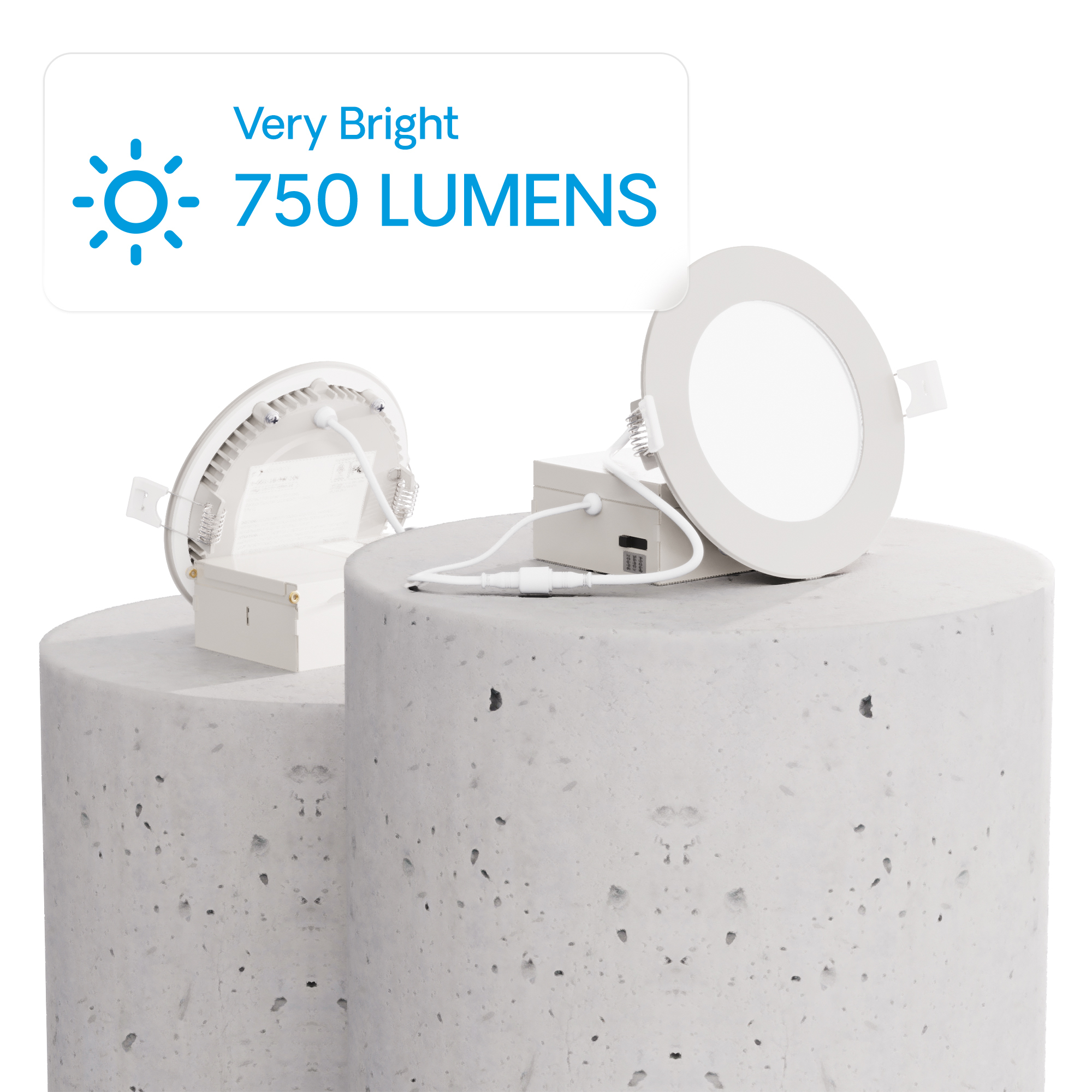 Infibrite Slim LED Light Kit - 4in., 9W, 750 Lumens, 3CCT, 24 Pack ...