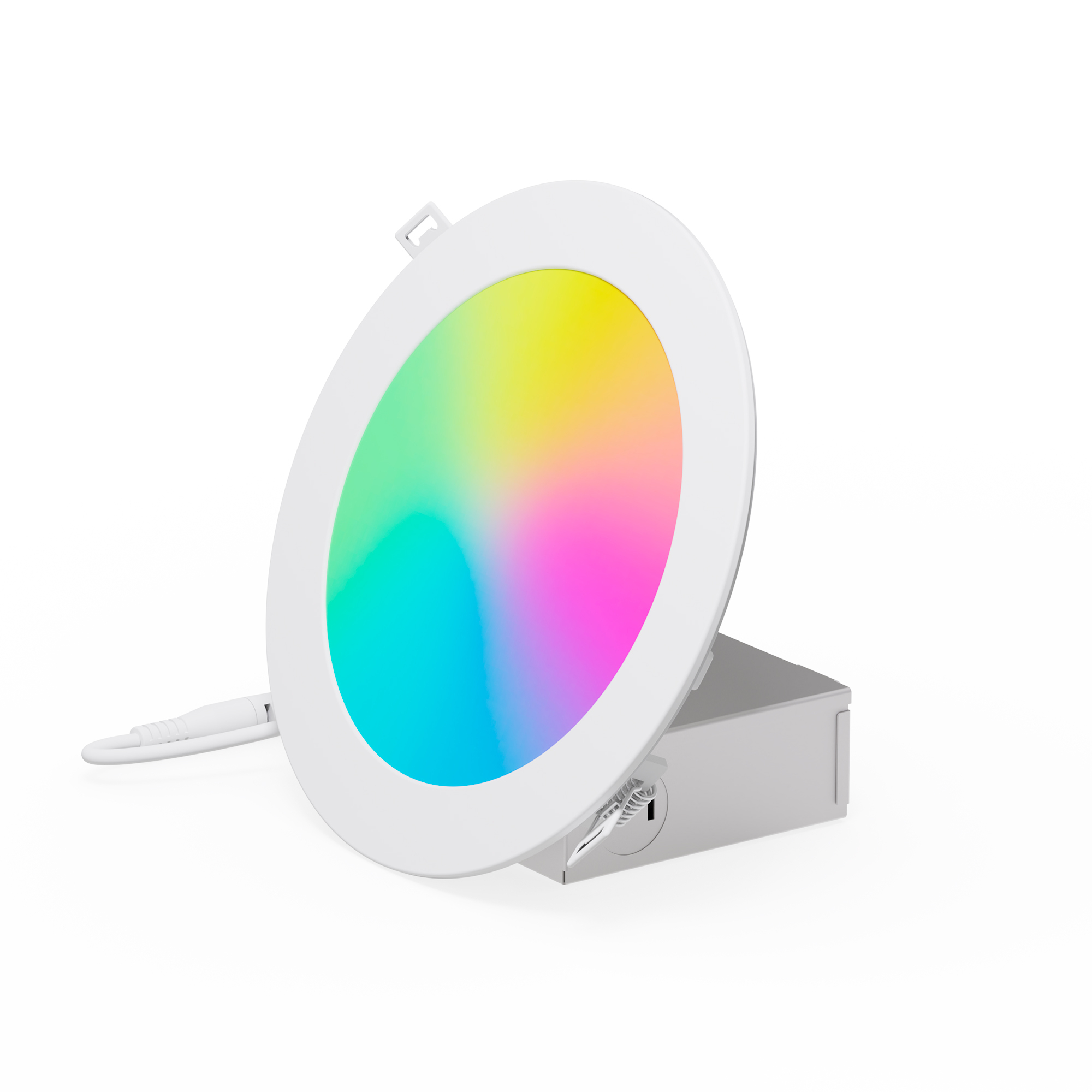 Infibrite, 6in. WiFi Slim Recessed LED Light 12W 1100LM, Power Source ...