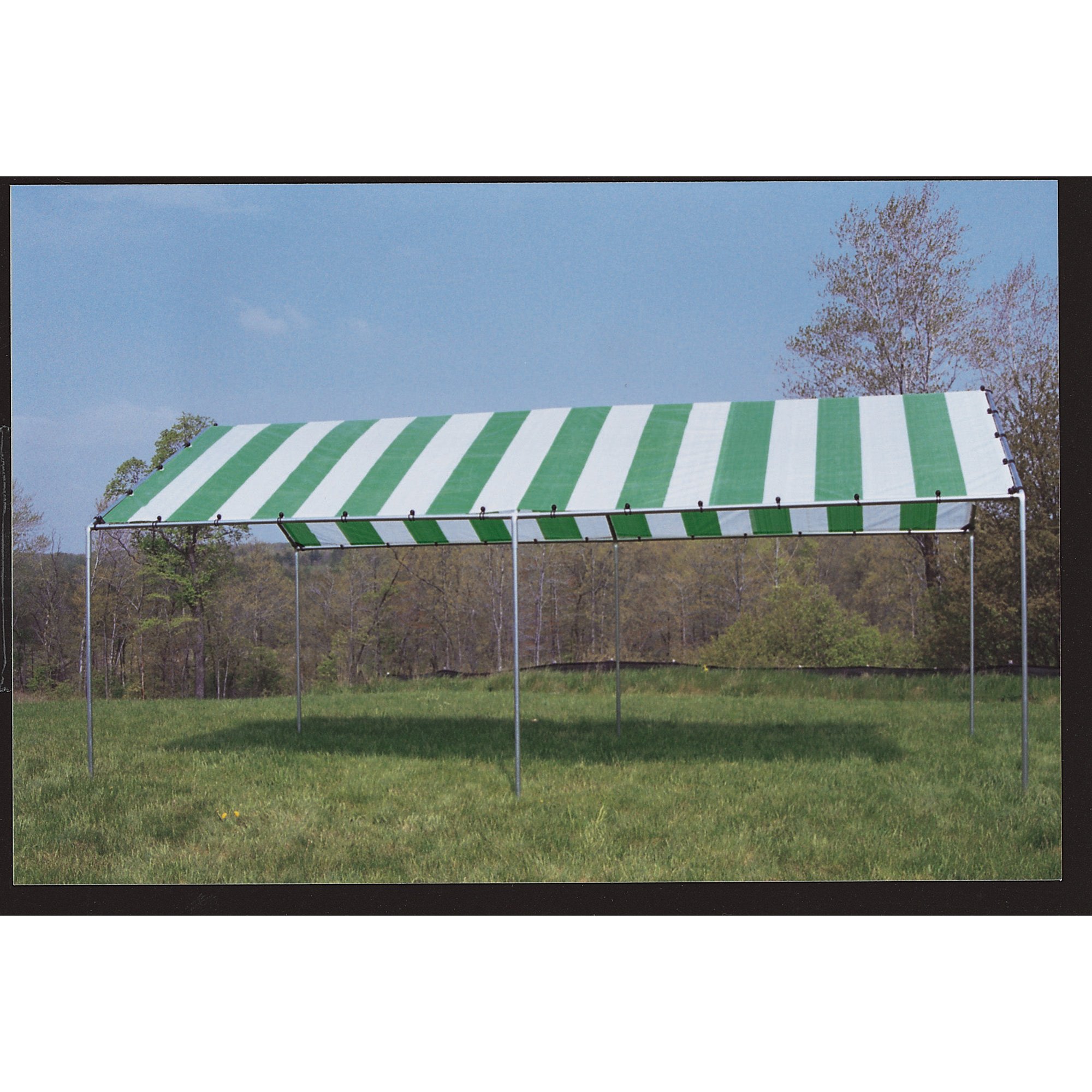 12ft. x 20ft. Green and White Replacement Canopy Tarp | Northern Tool