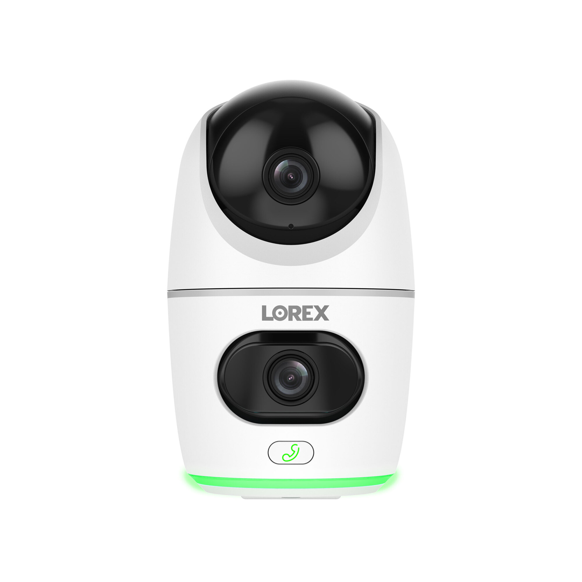 Lorex, 2K Dual View Pan-Tilt Indoor Security Camera, Product Style NVR ...