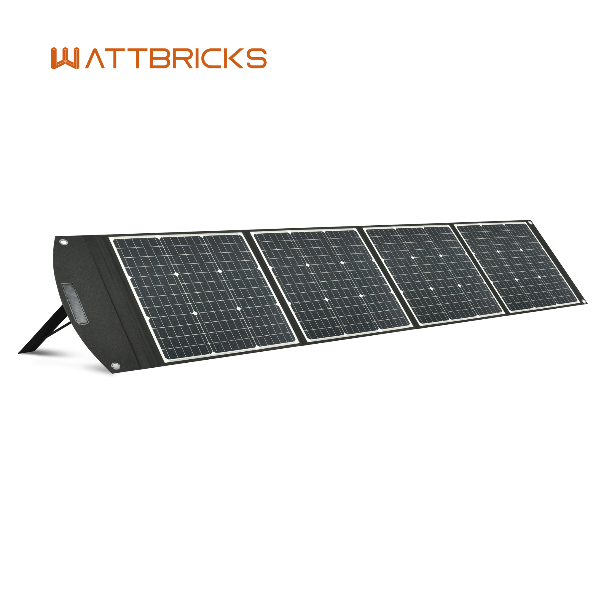 Akron, Wattbricks Energy 200W Portable Solar Panel, Volts 20 Max. Amps ...