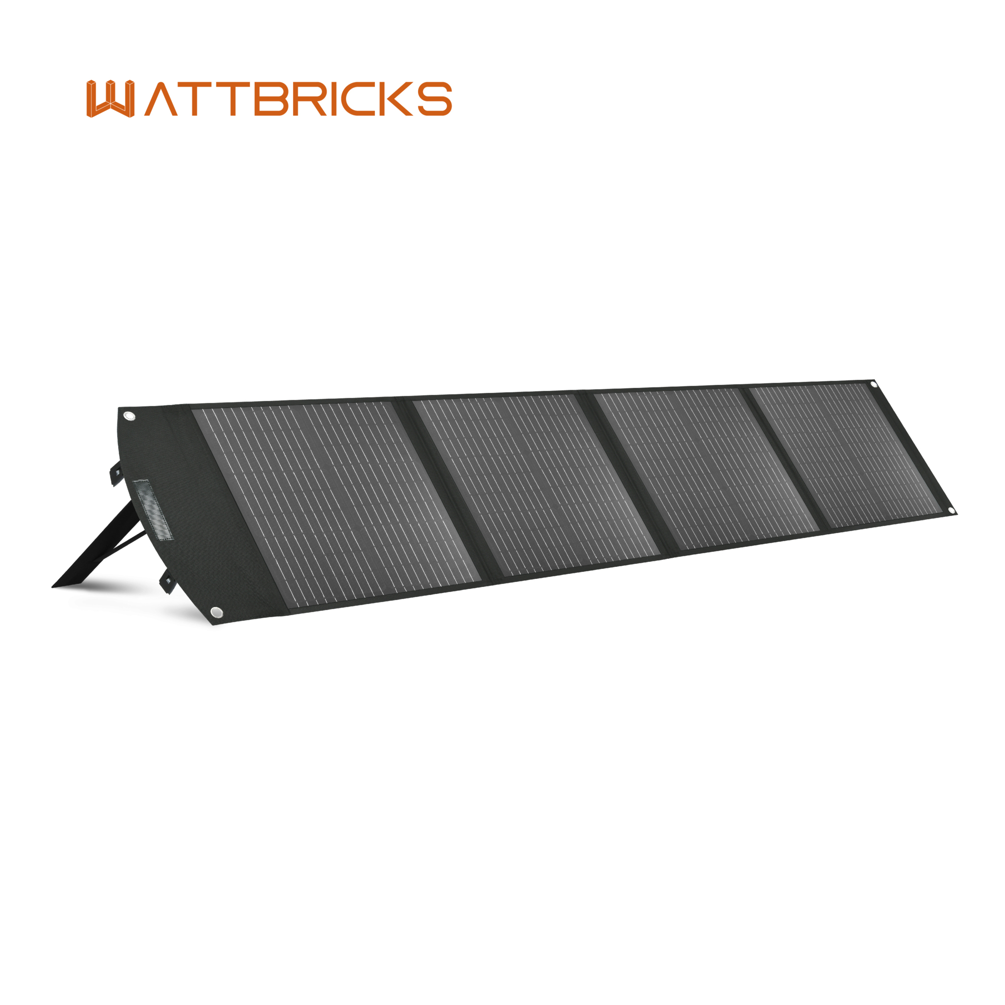 Akron, Wattbricks Energy 120W Portable Solar Panel, Volts 19 Max. Amps ...
