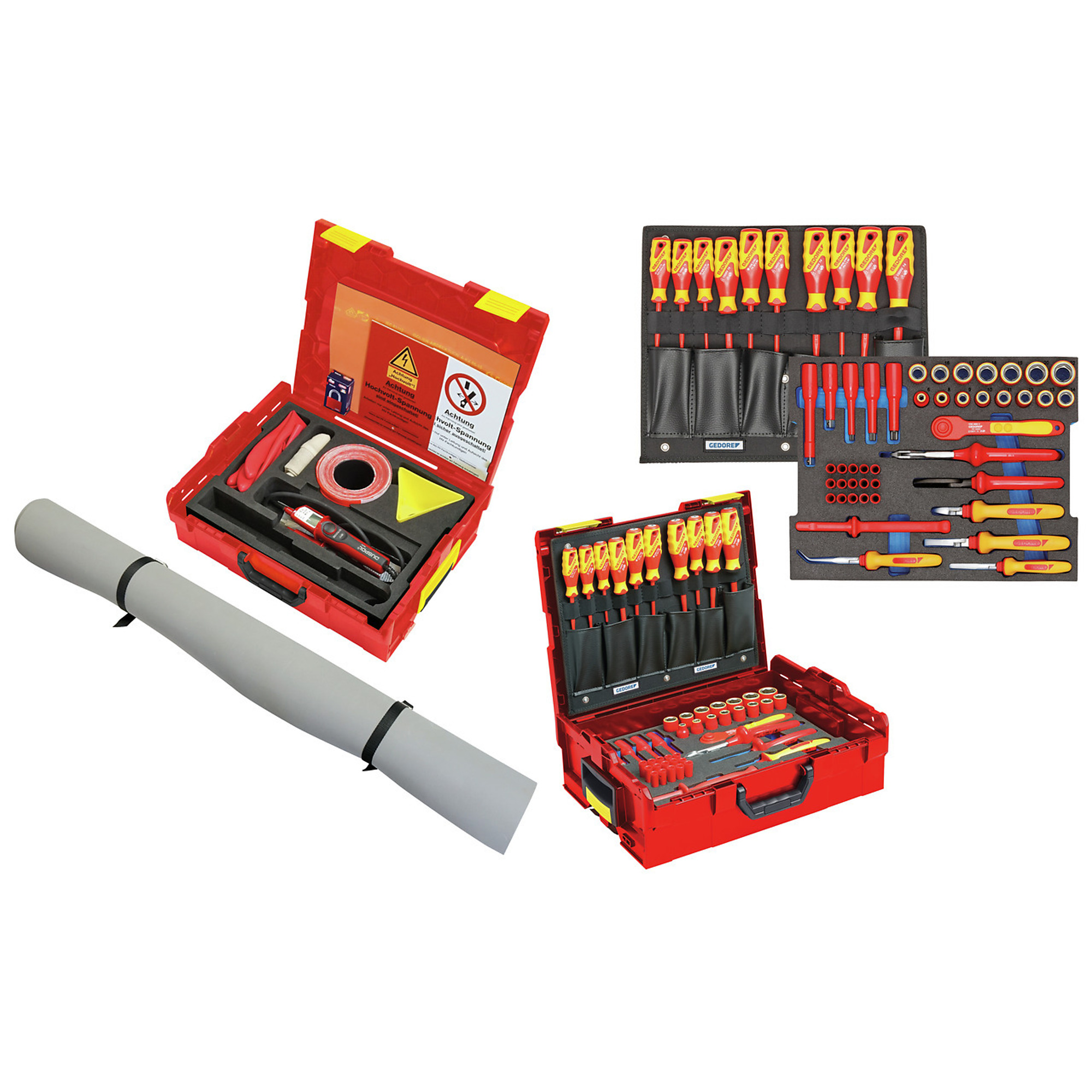 Gedore, VDE Tool assortment HYBRID in L-BOXX 136in.cl., Model# KL-4600 ...