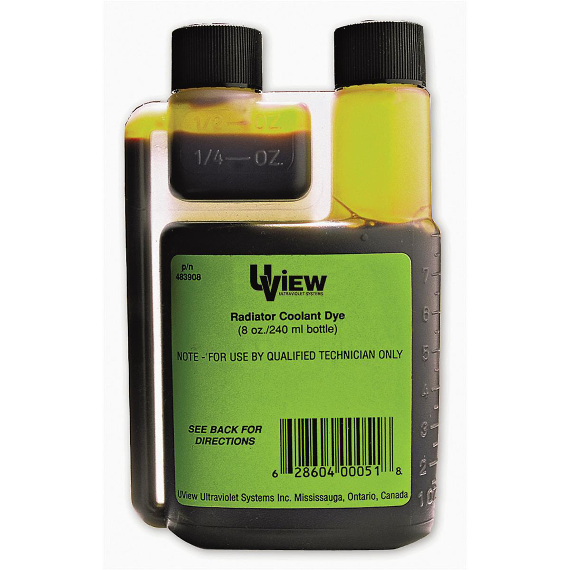 UVIEW, RADIATOR COOLANT DYE 8 OZ BOTTLE, Pieces (qty.) 1 Model ...