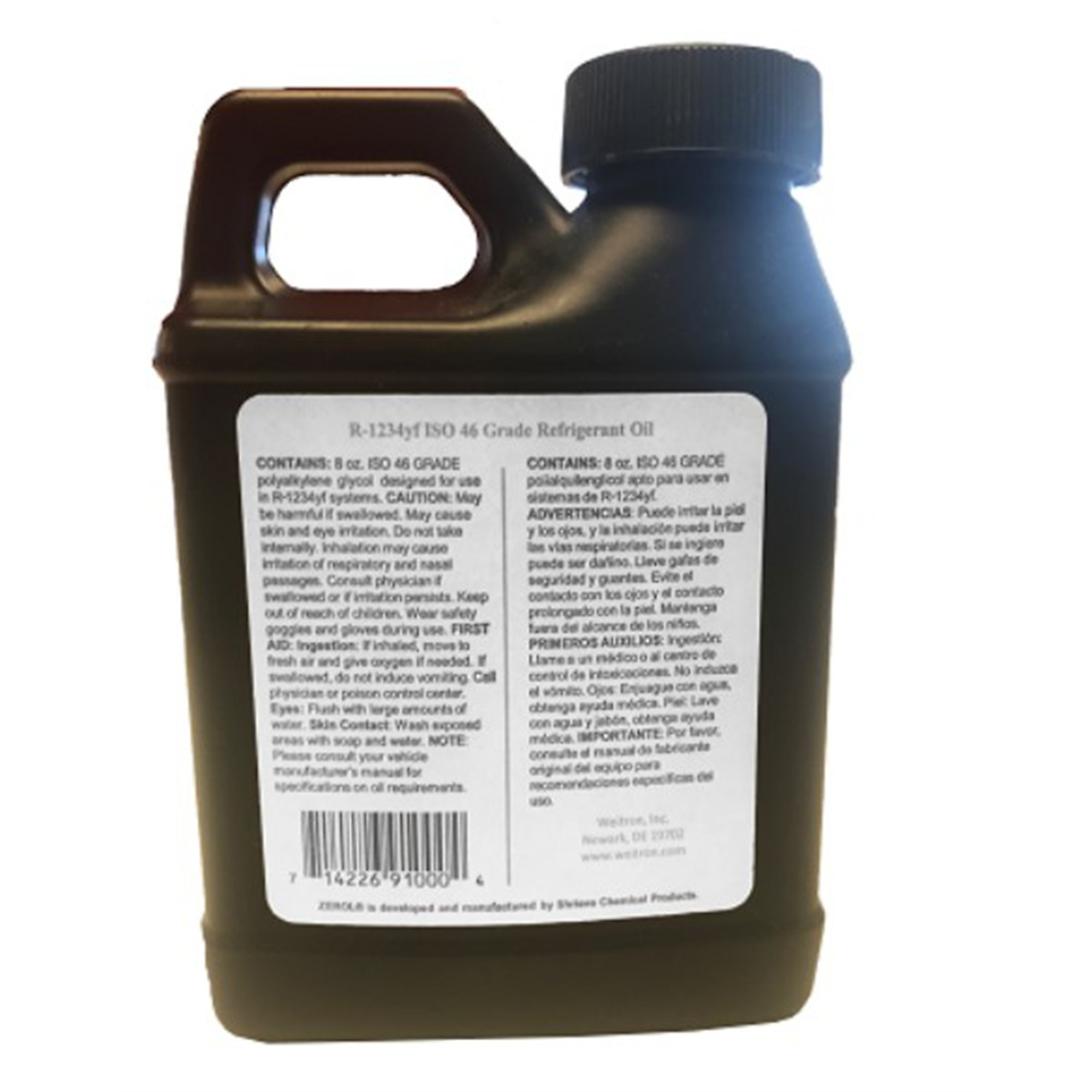 FJC Zerol PAG HD46 Refrigerant Oil - 8 Oz., Compatible with HFO-1234yf ...