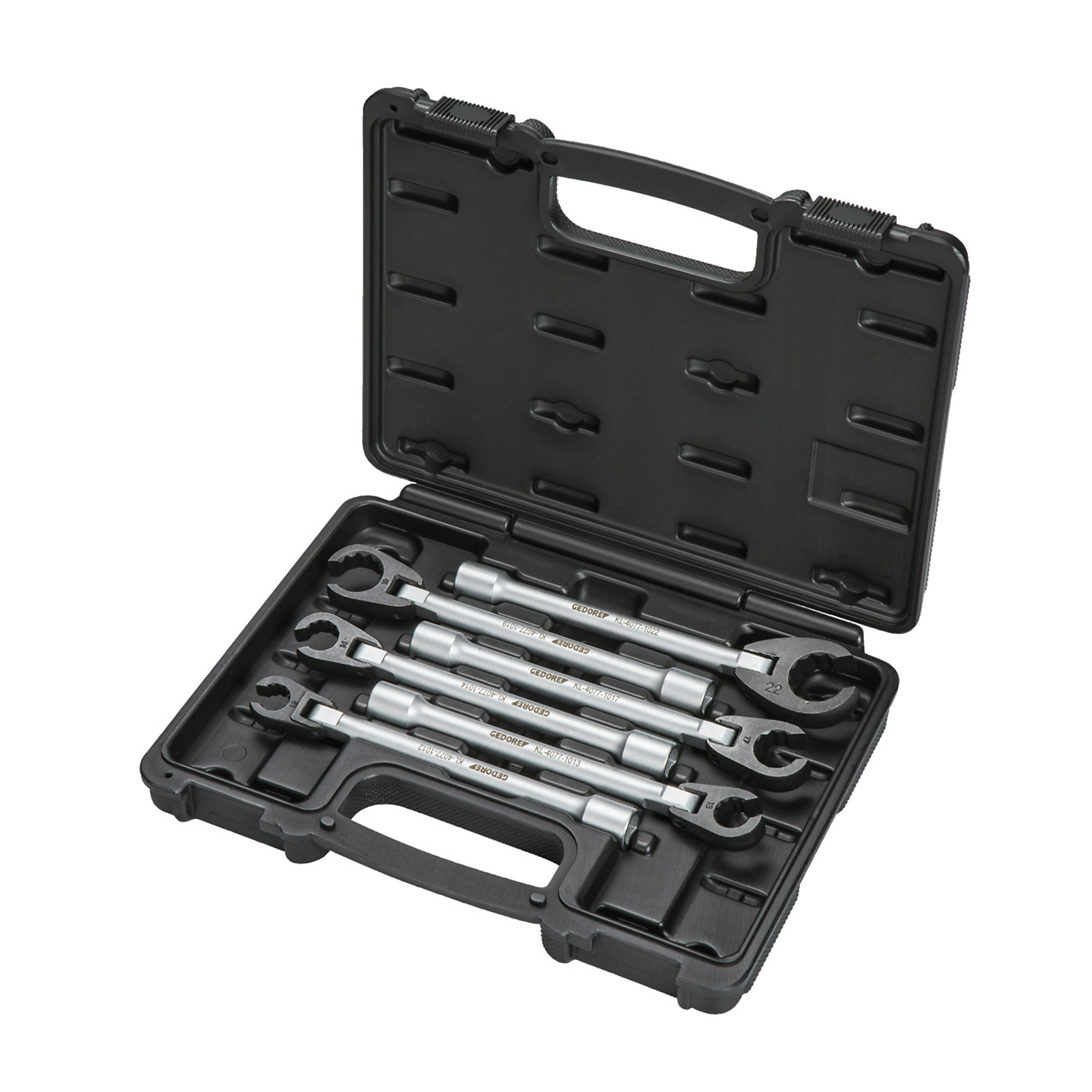 Gedore, Articulated ring spanner kit open, 150 mm, Included (qty.) 6 ...