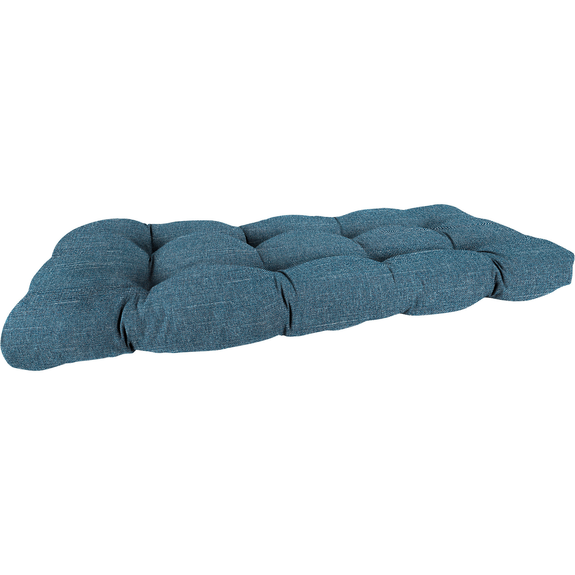 Jordan Manufacturing 44in. Wicker Settee Cushion, Spun Polyester, Tory ...