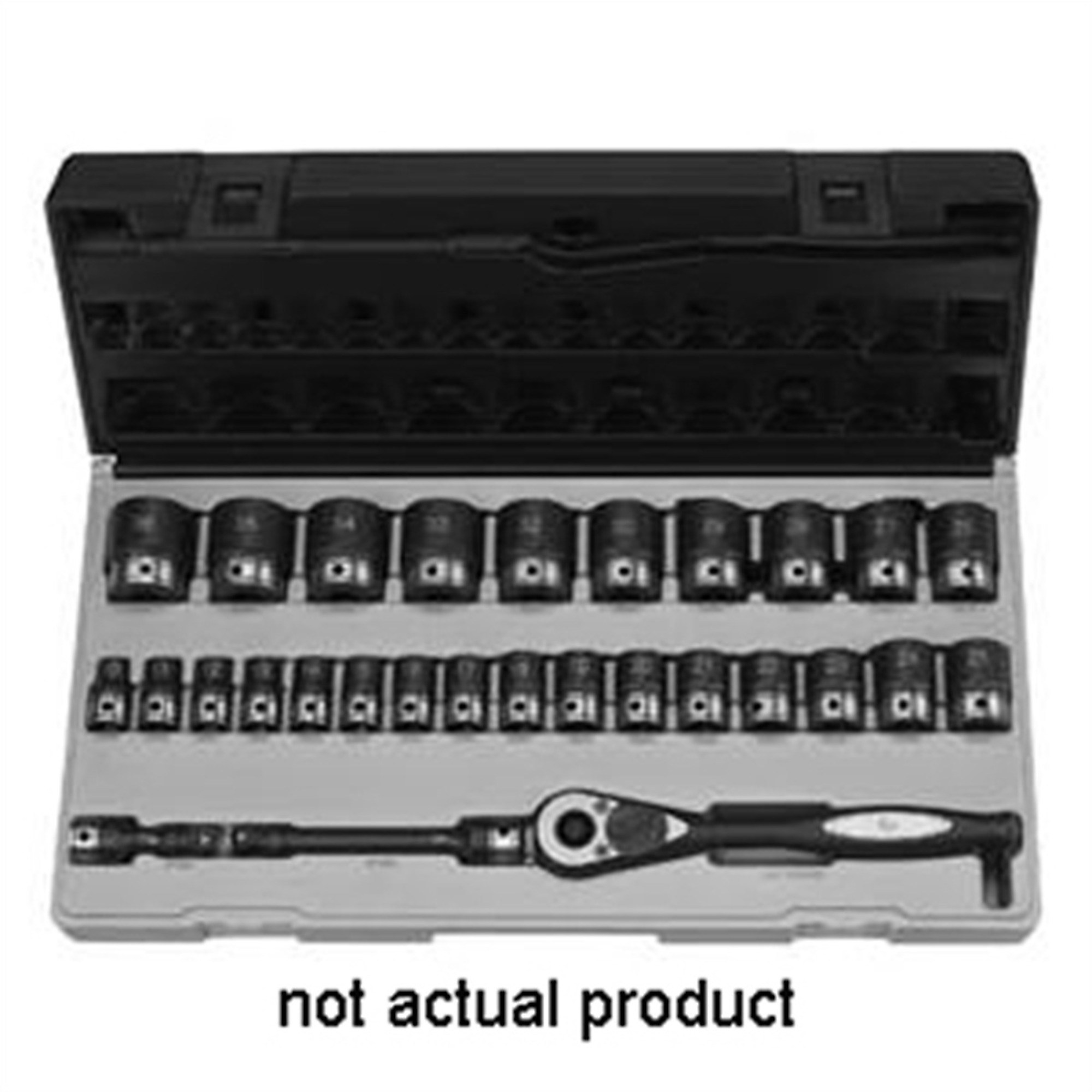 Grey Pneumatic 1/2in. Drive x 21mm Standard Duo-Socket - 6-Point, Model ...