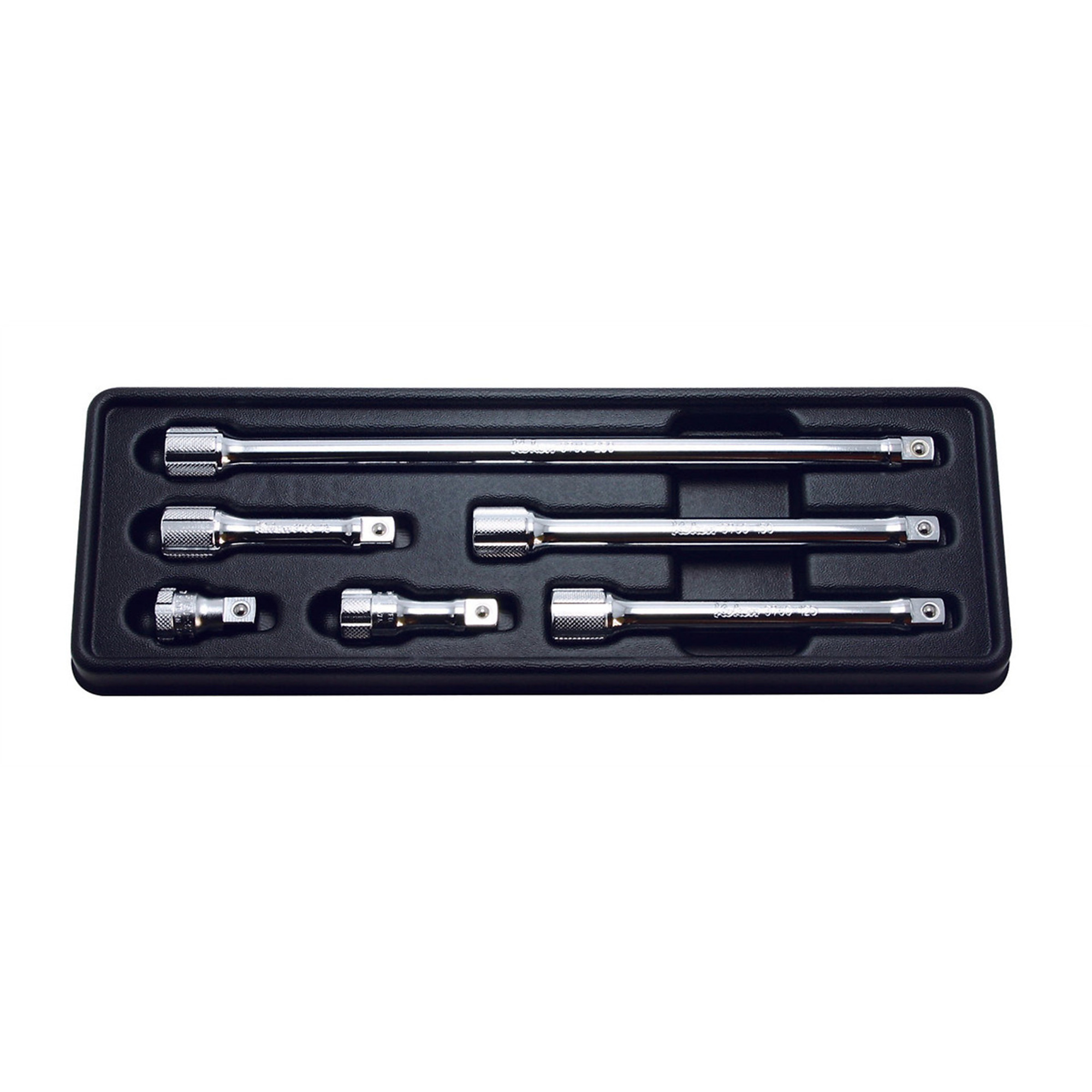3/8 Sq. Dr. Extension Bar set 32-250mm ABS Tray, Model# KKNPK3760-6 ...