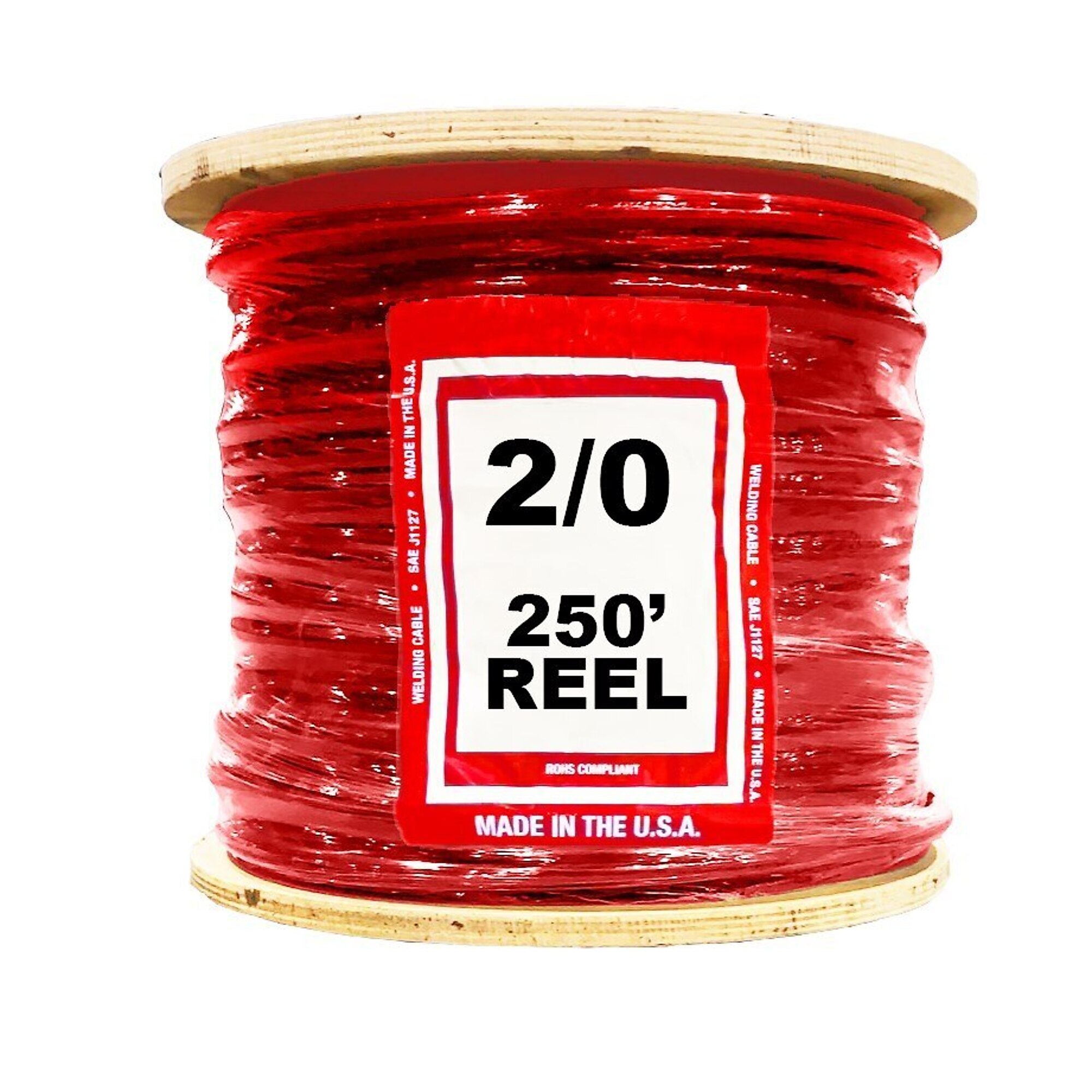 XTRweld Cable Select Welding Cable - 2/0 AWG, 250ft. Length, 400 Amp, 1 ...