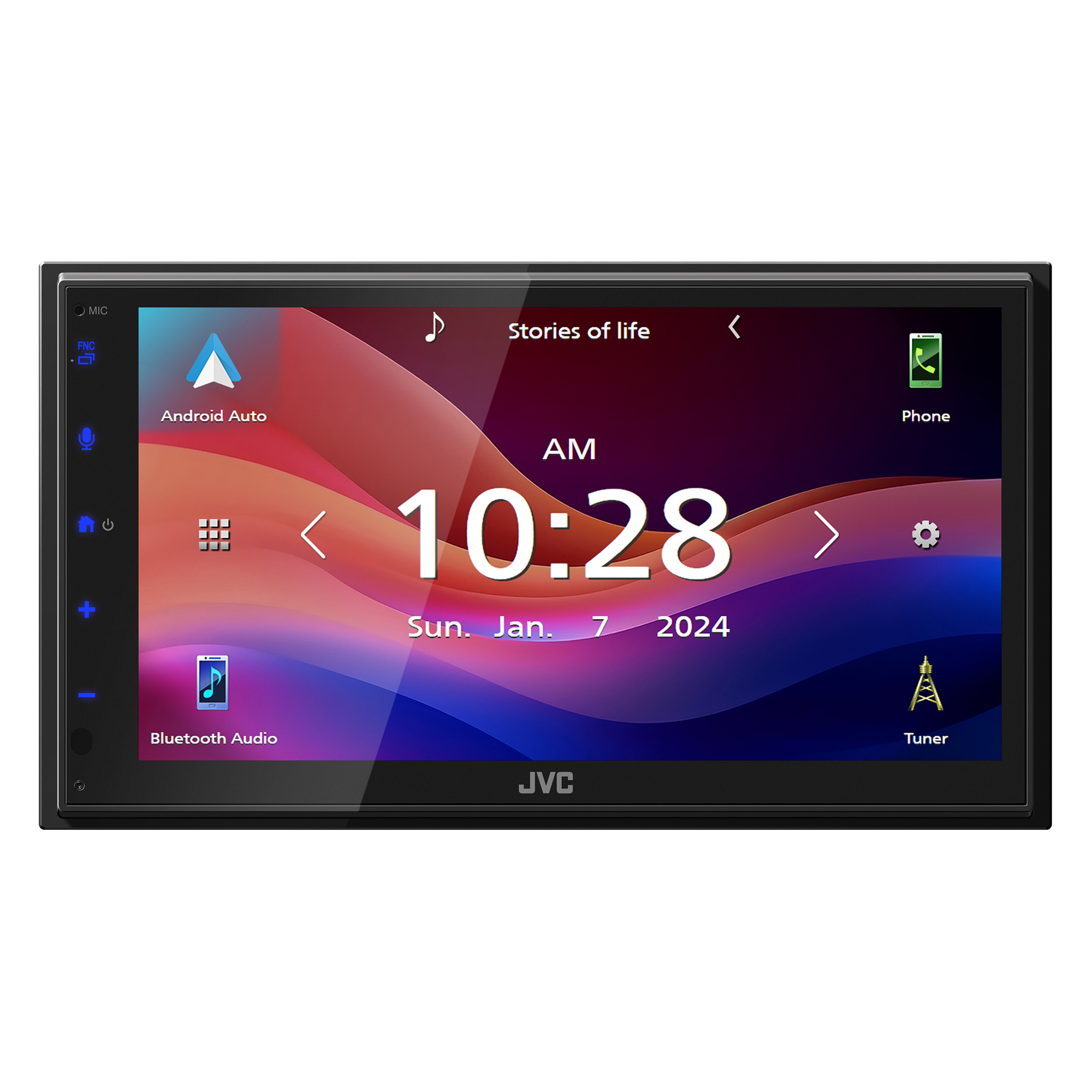 JVC, In-Dash Digital Receiver with WSVGA Touch Screen, Model# KW-M695BW ...