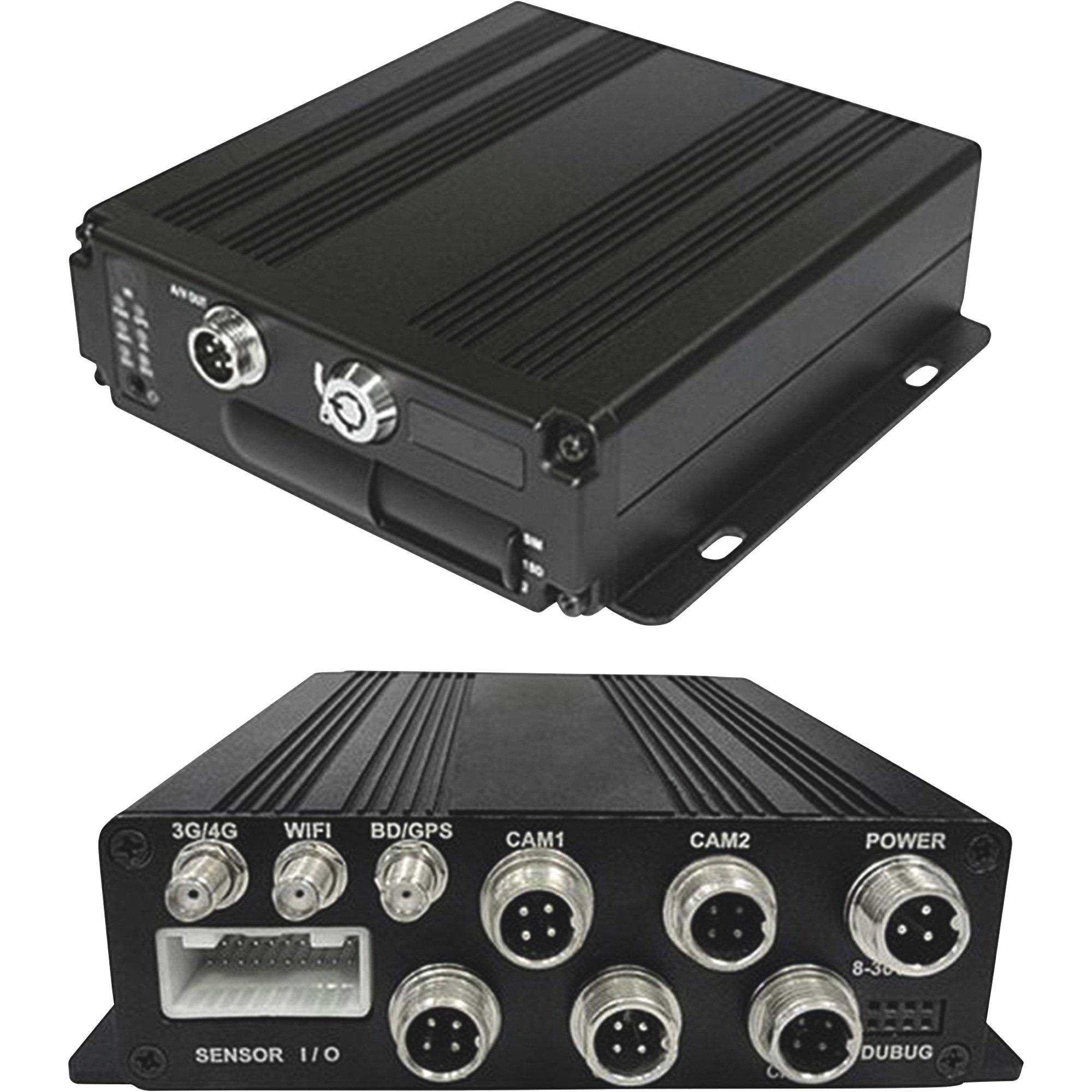 Top Dawg 4-Channel Trucker MDVR System with GPS — Two 720P Cameras, 7in ...