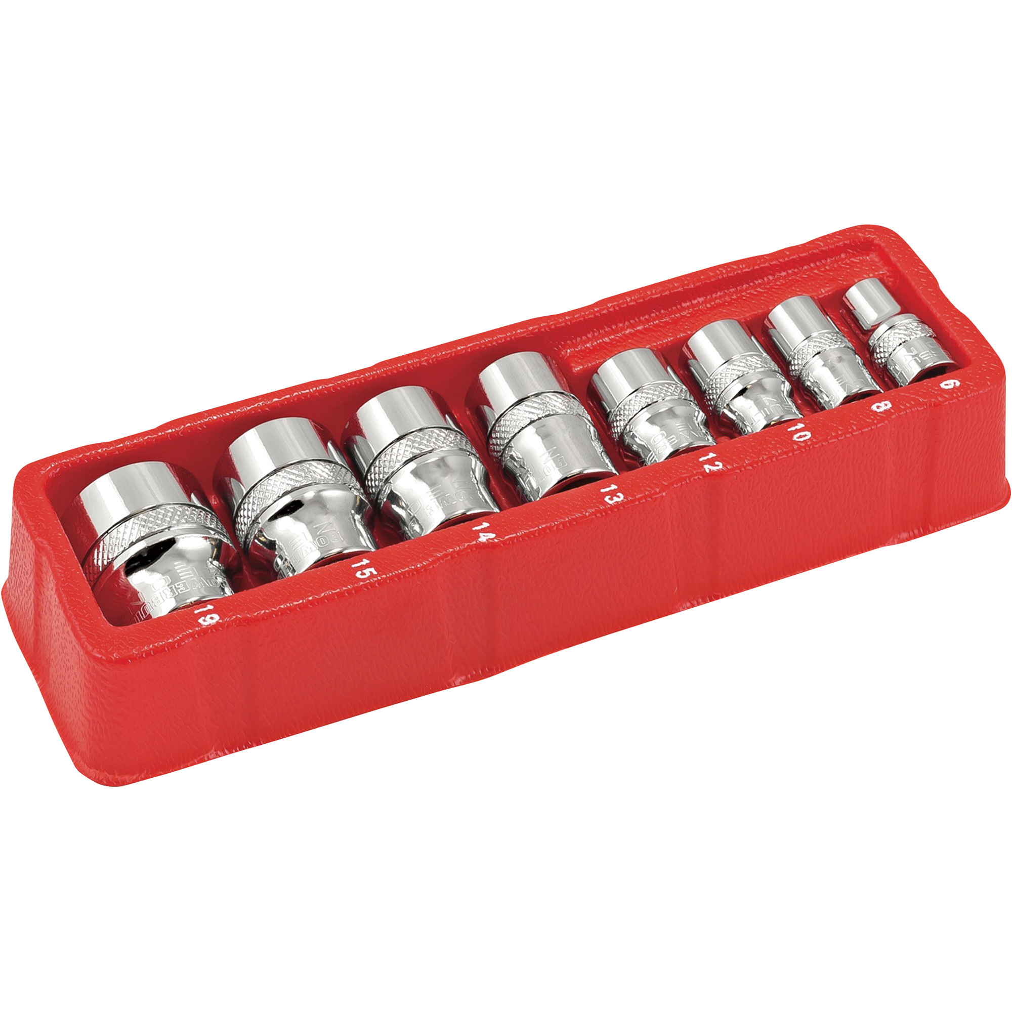 Powerbuilt Zeon Socket Set, 8-Pc., Metric, 1/4in. & 3/8in. Drive, Model ... Powerbuilt Zeon Socket Set, 8-Pc., Metric, 1/4in. & 3/8in. Drive, Model ...