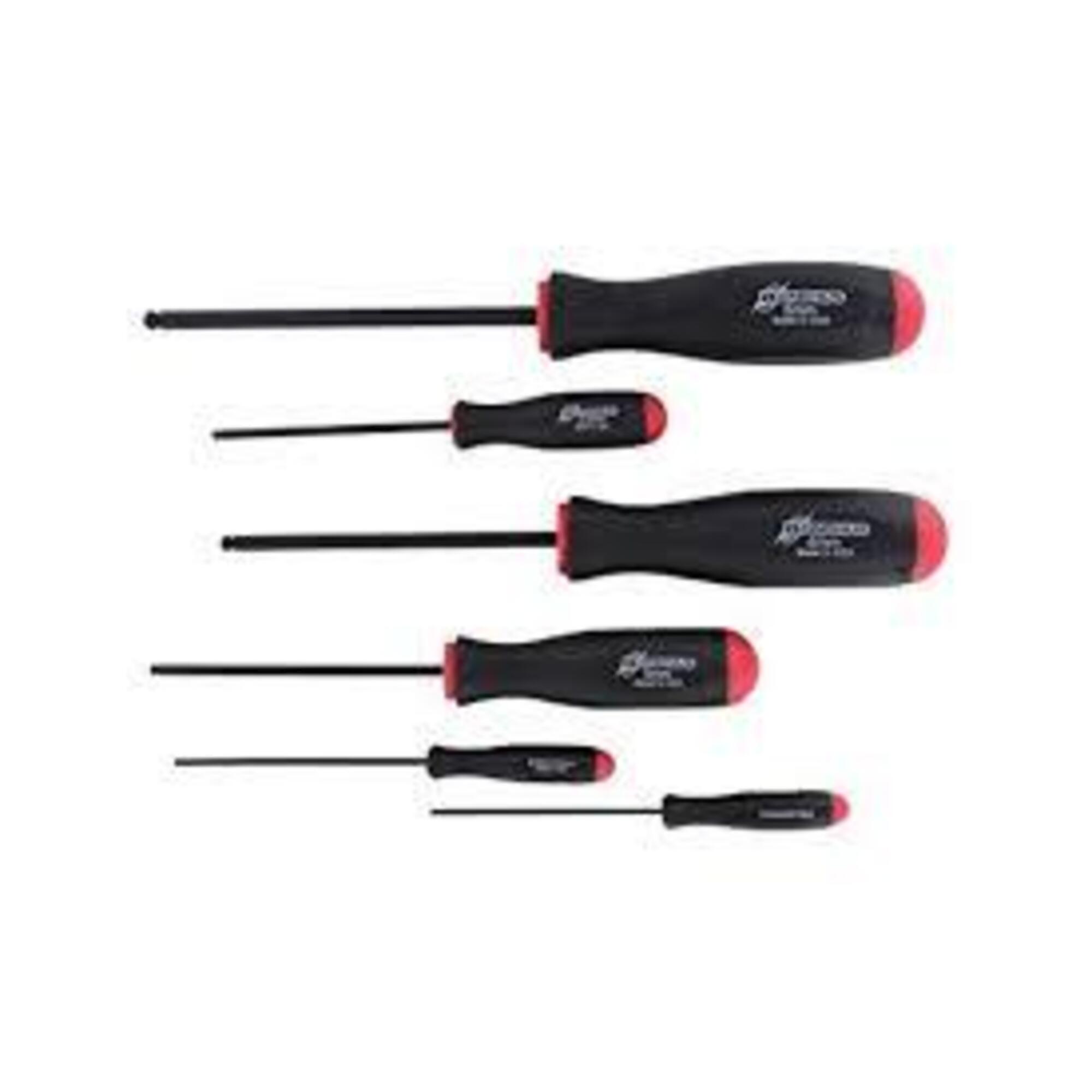 Bondhus, Ball End Tip Screwdriver Set, 6 pcs: 1.5mm-5mm, Model# BH10686 ...