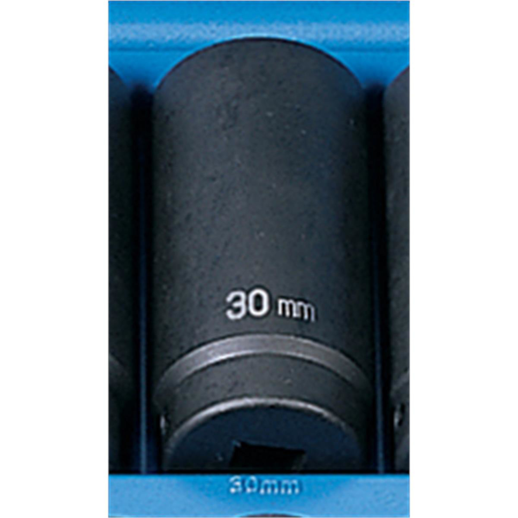 Grey Pneumatic Impact Socket - 30mm, 1/2in. Drive, 6-Point, Deep, Model ...