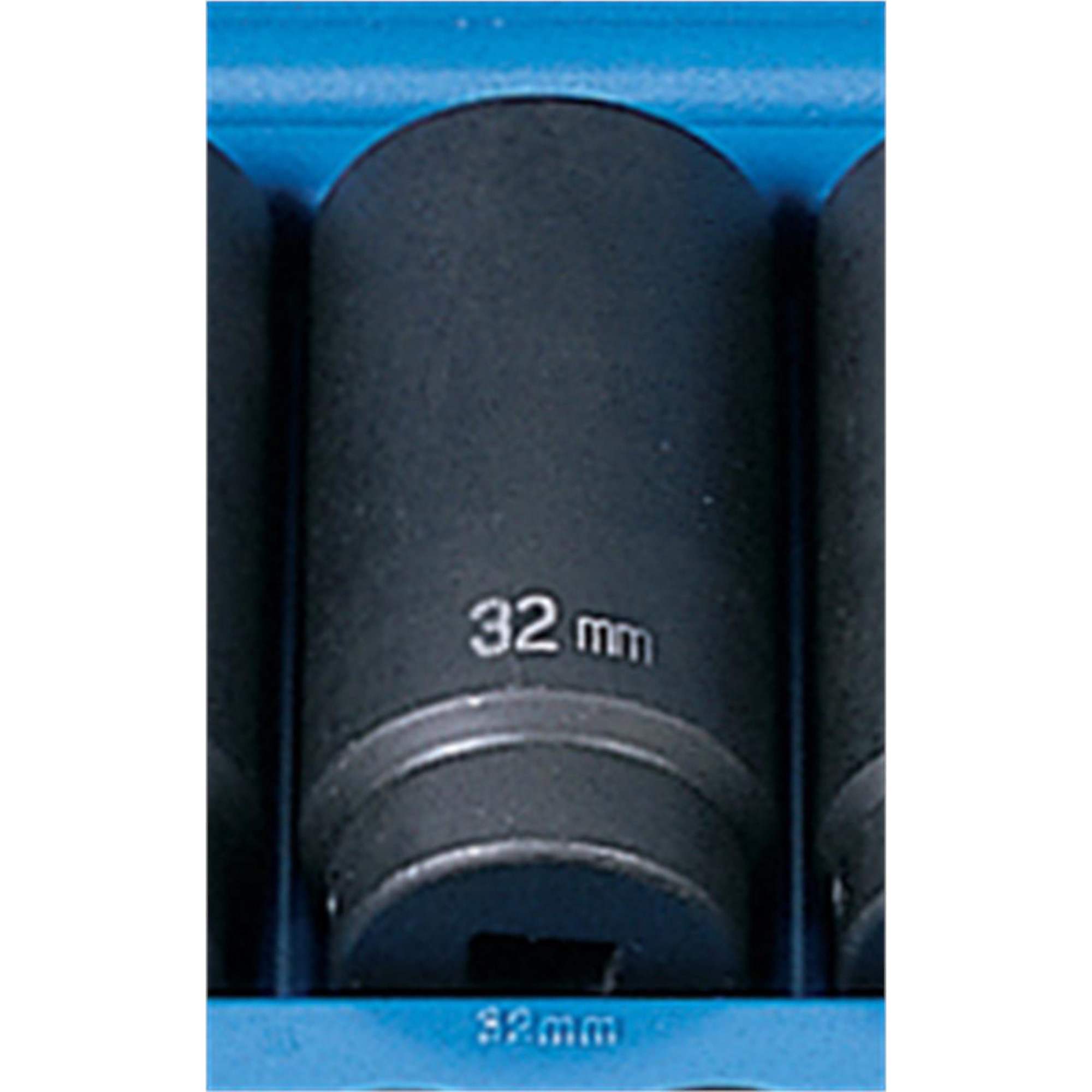 Grey Pneumatic Impact Socket - 32mm, 1/2in. Drive, 6-Point, Deep ...