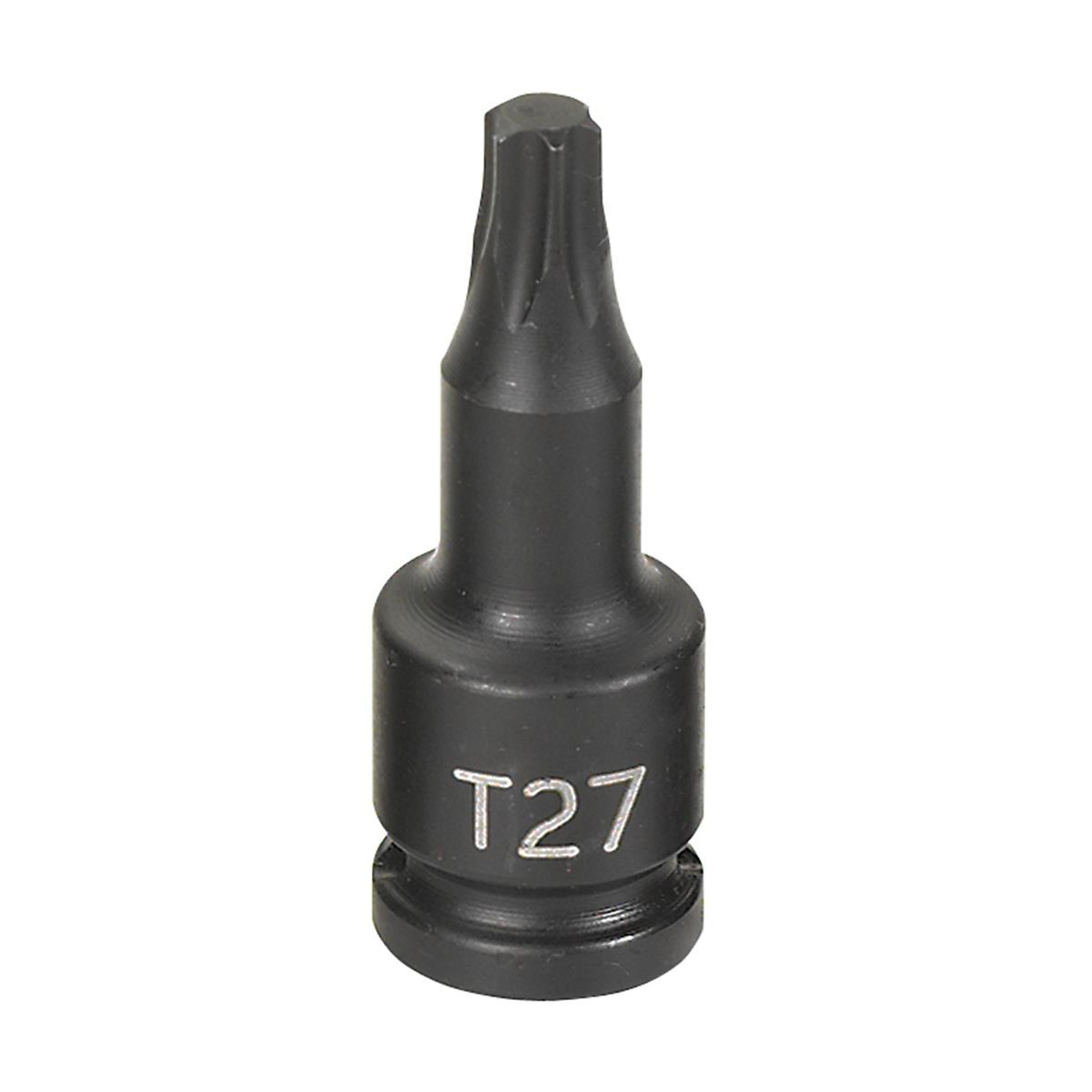 Grey Pneumatic Impact Socket - T27 Torx, 1/4in. Drive, Chrome ...