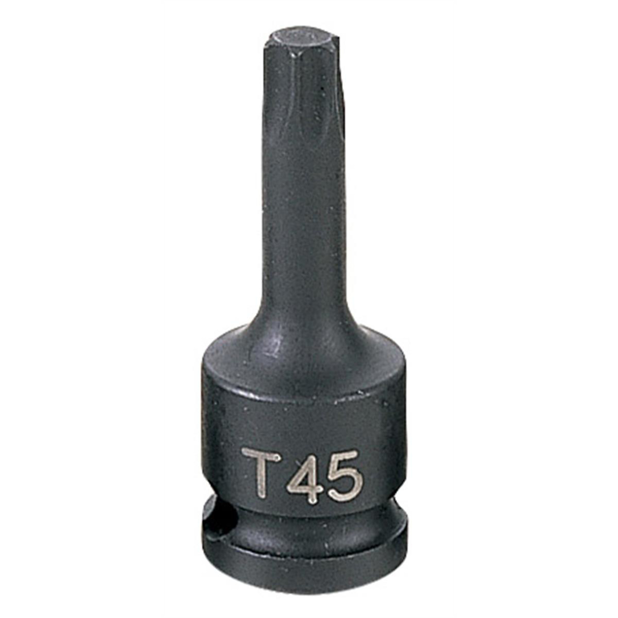 Grey Pneumatic T45 Impact Socket — 3/8in. Drive, Chrome-Molybdenum ...