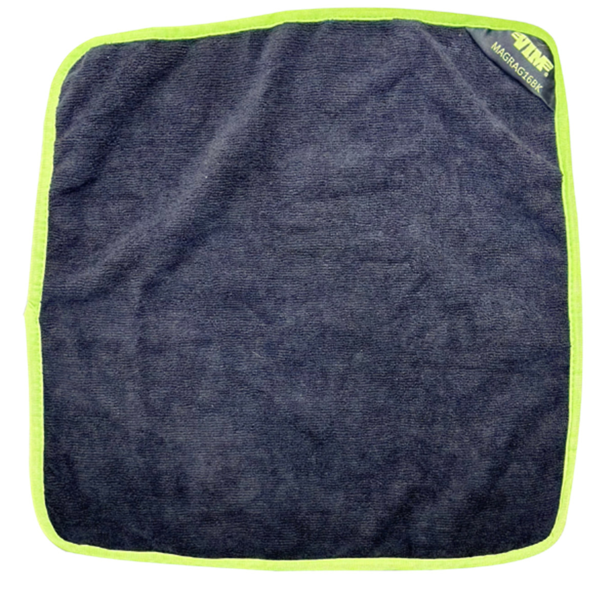 VIM Tools Magnetic Microfiber Rag - 16in. x 16in., Black & Green, Model ...