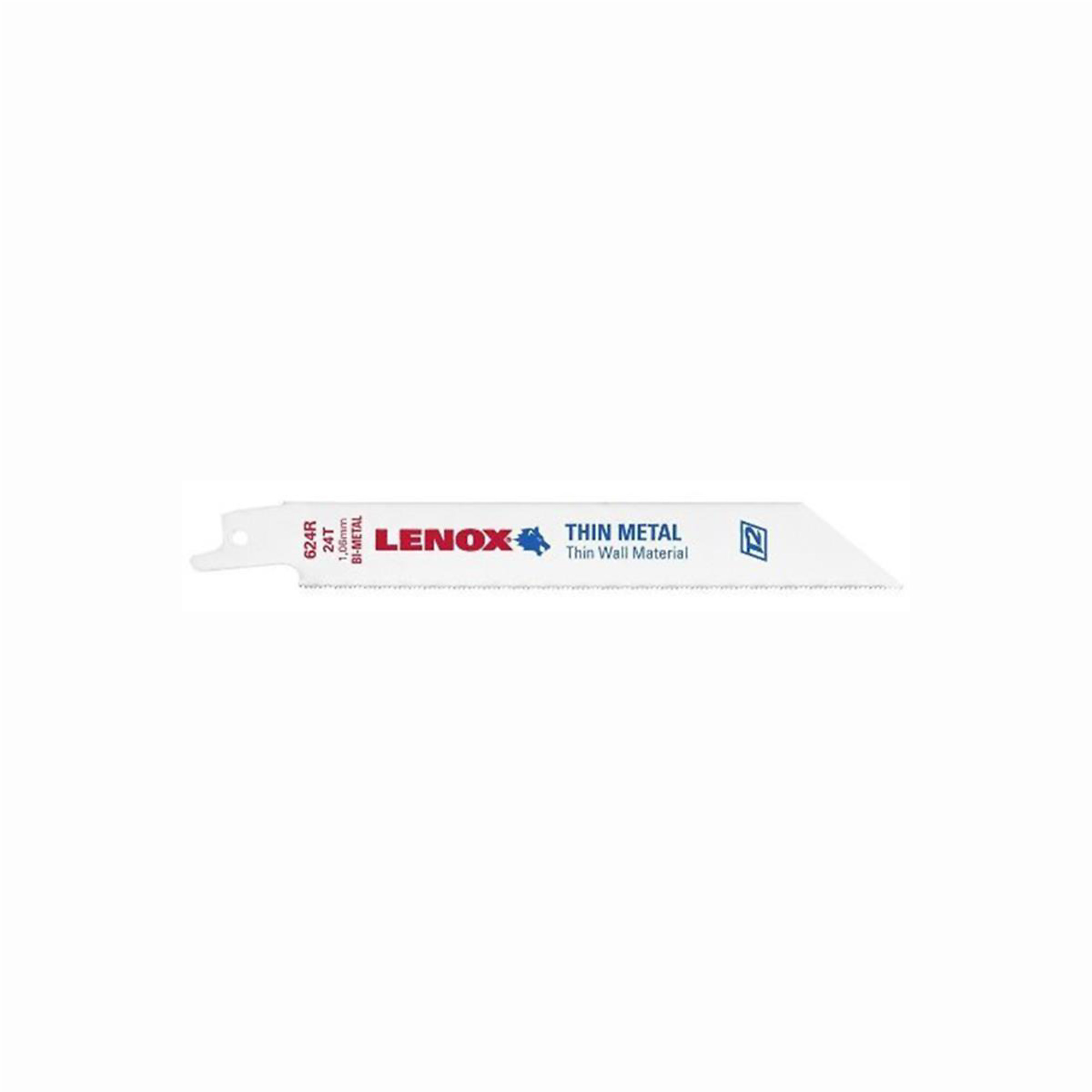 Lenox Tools, RECIPROCATING SAW BLADES 624R BI-METAL 6in. LON, Model ...