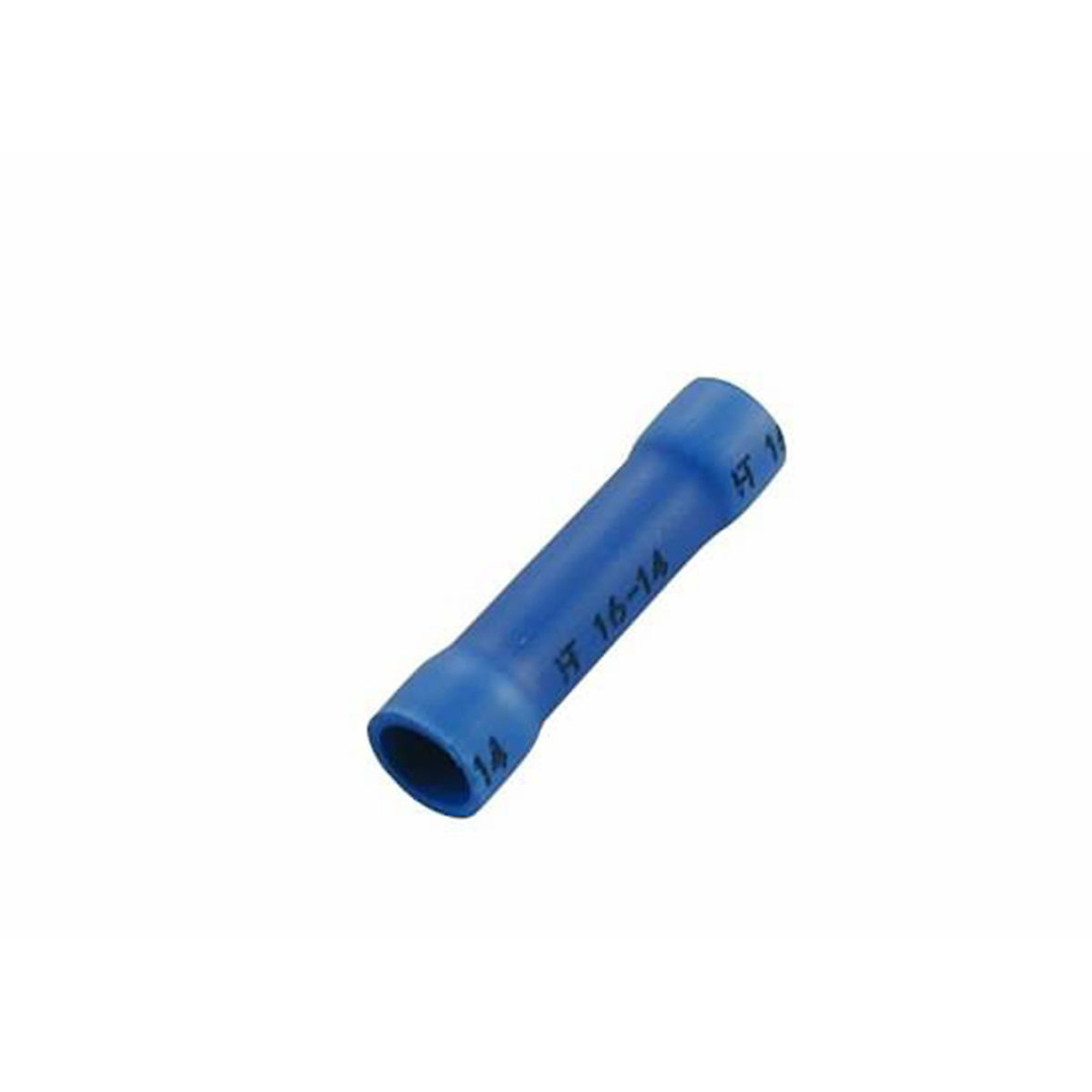 The Best Connection Vinyl Butt Connector - 16-14 Gauge, Blue, Model ...