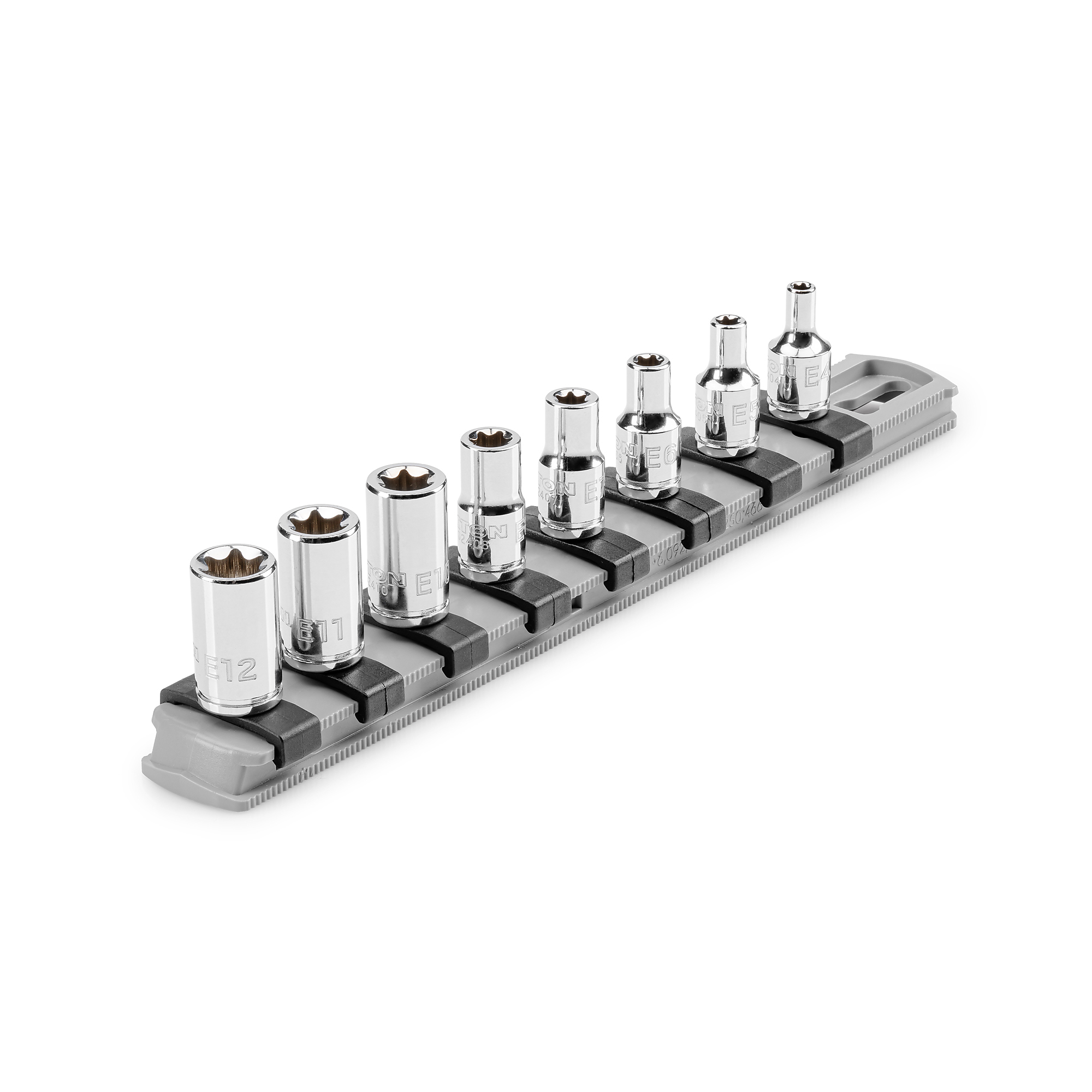 TEKTON 1/4 Inch Drive External Star Socket Set with Rail, 8-Piece (E4 ...