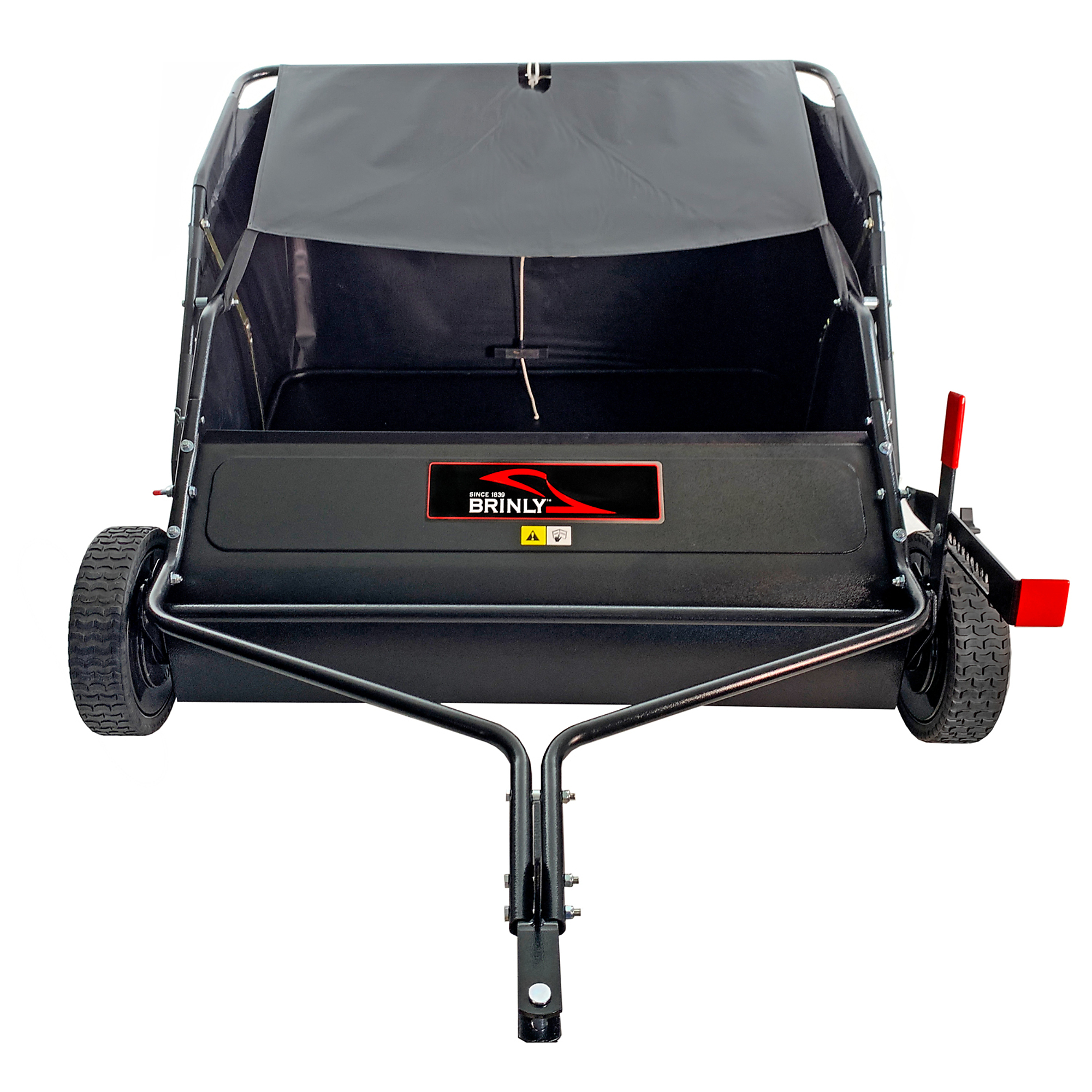 Brinly 42\" Tow-Behind Lawn Sweeper with High-Velocity Brushes ...