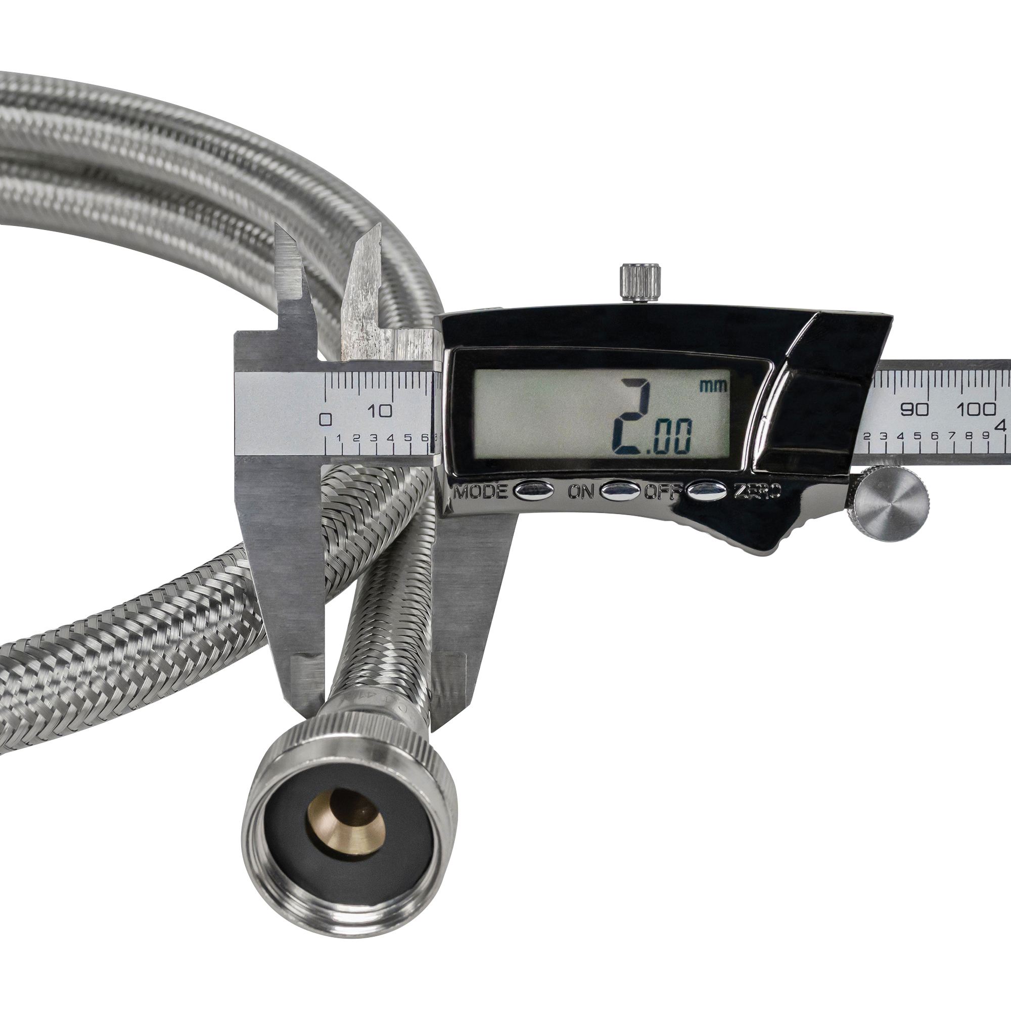 Certified Appliance Accessories® Braided Stainless Steel Washing ...