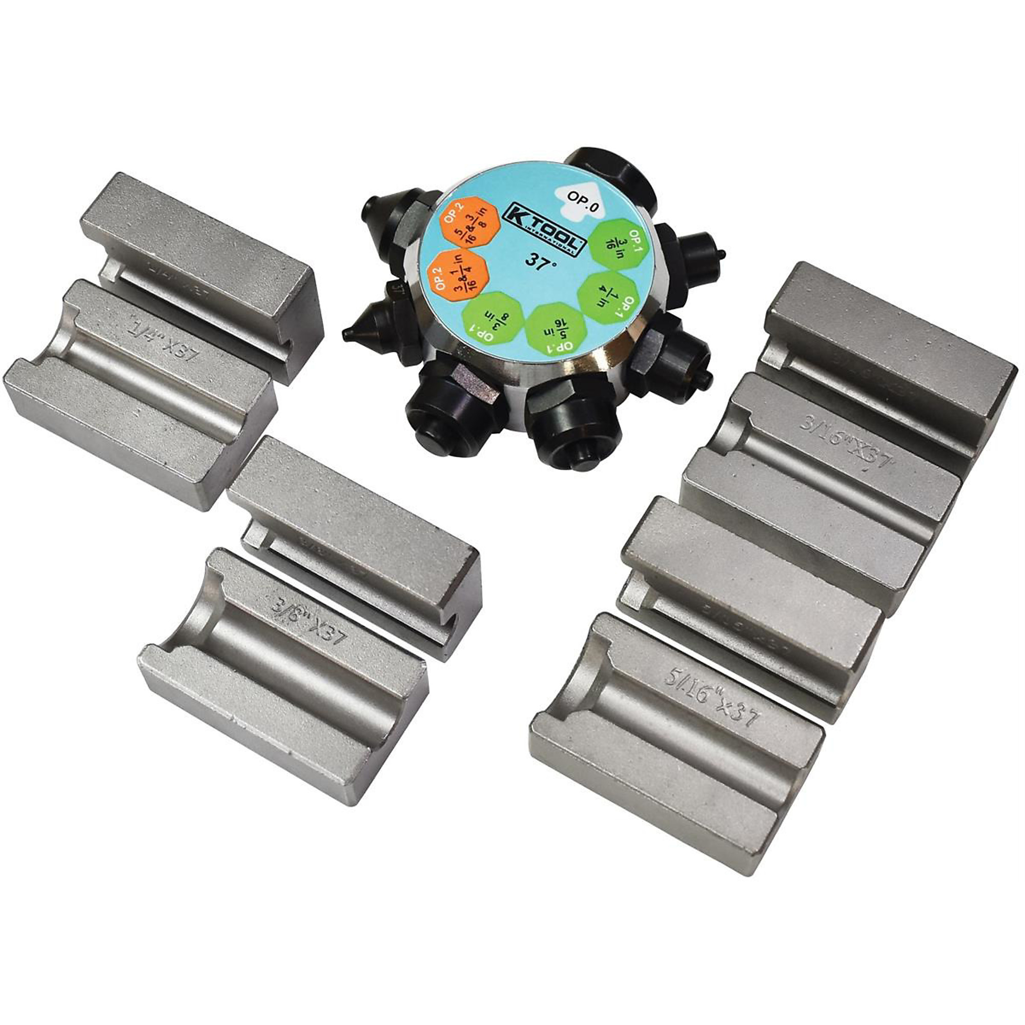 Flare Die Set - 37 Degree, Fits 3/16in., 1/4in., 5/16in., 3/8in. Lines ...