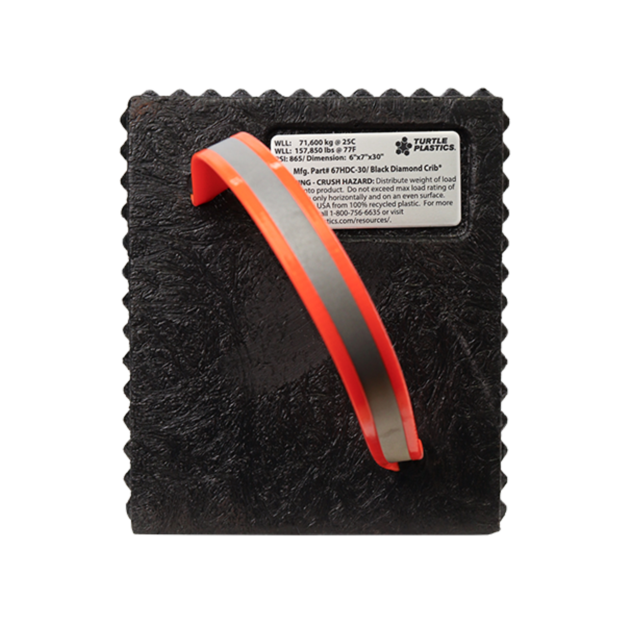 Heavy-Duty Cribbing Block – Stackable Support Rated for 157,850 lbs ...