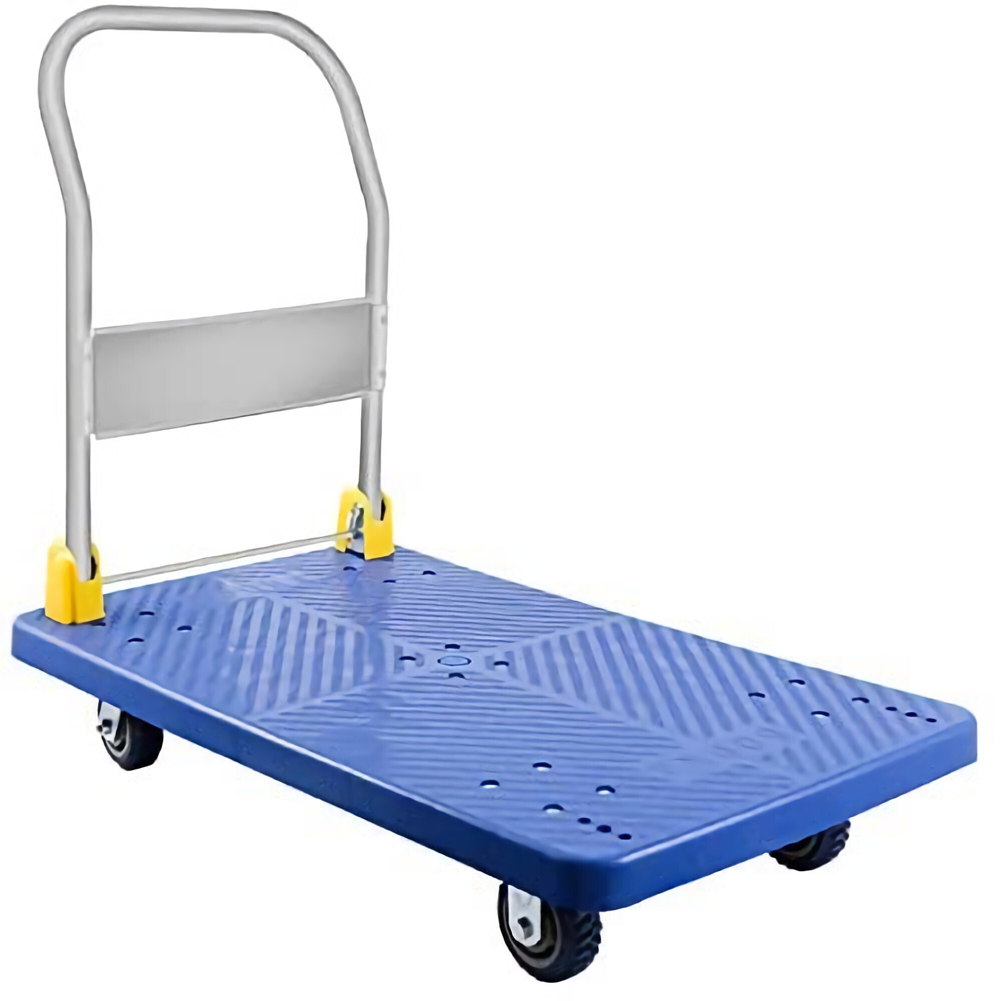 1320 lbs. Capacity Platform Truck Foldable Push Hand Cart with 360 ...