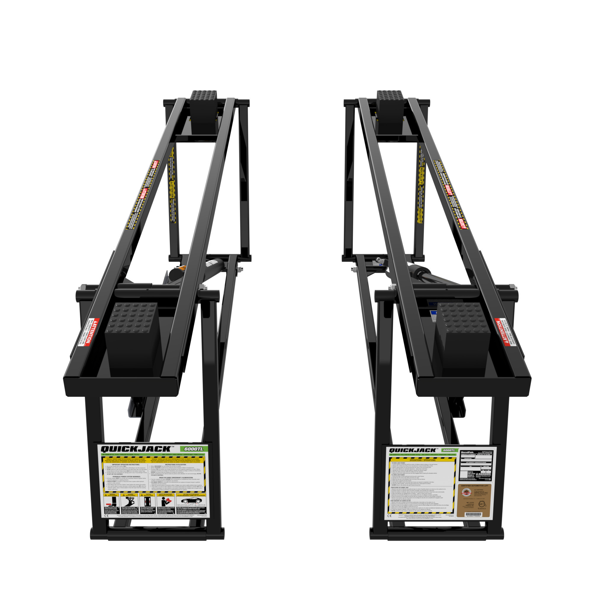 QuickJack 8000TL 8,000lb. Capacity Portable Car Lift Standard Frame ...