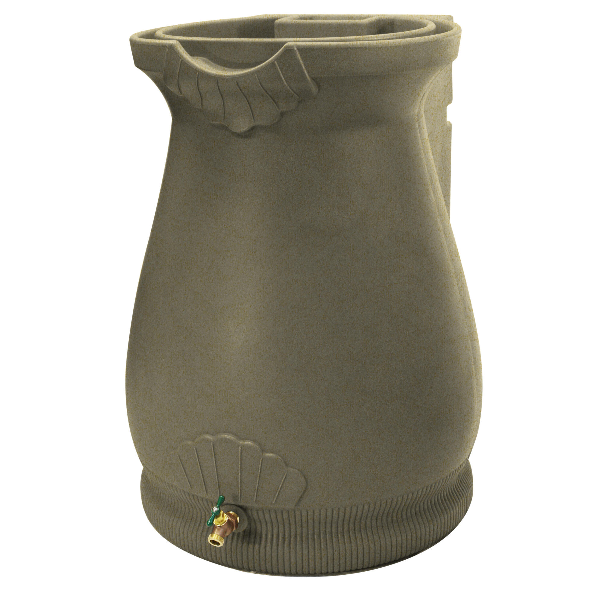 Good Ideas Rain Wizard Urn 65 Gallon Rain Barrel - Sandstone RWURN-SAN ...