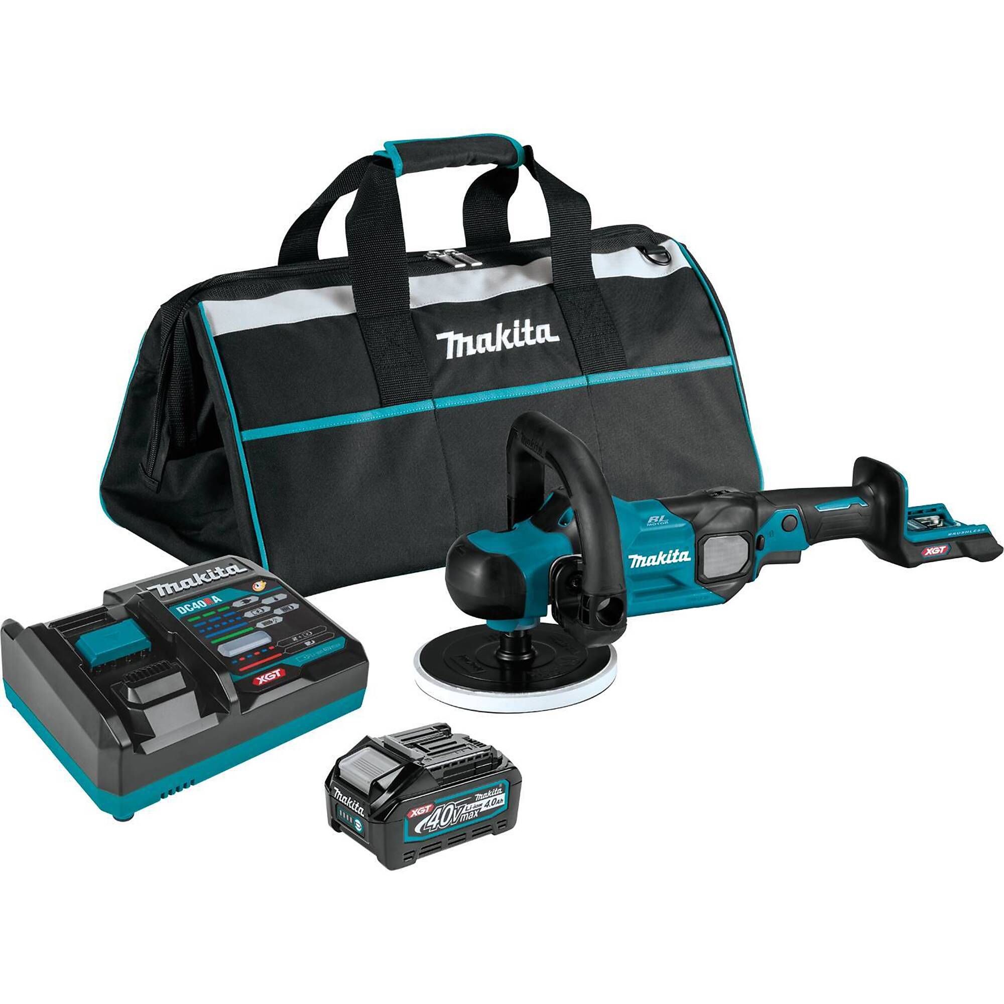 Makita 40V maxXGTBrushlessCordless7\"Polisher Kit (4.0 Ah) Part ...
