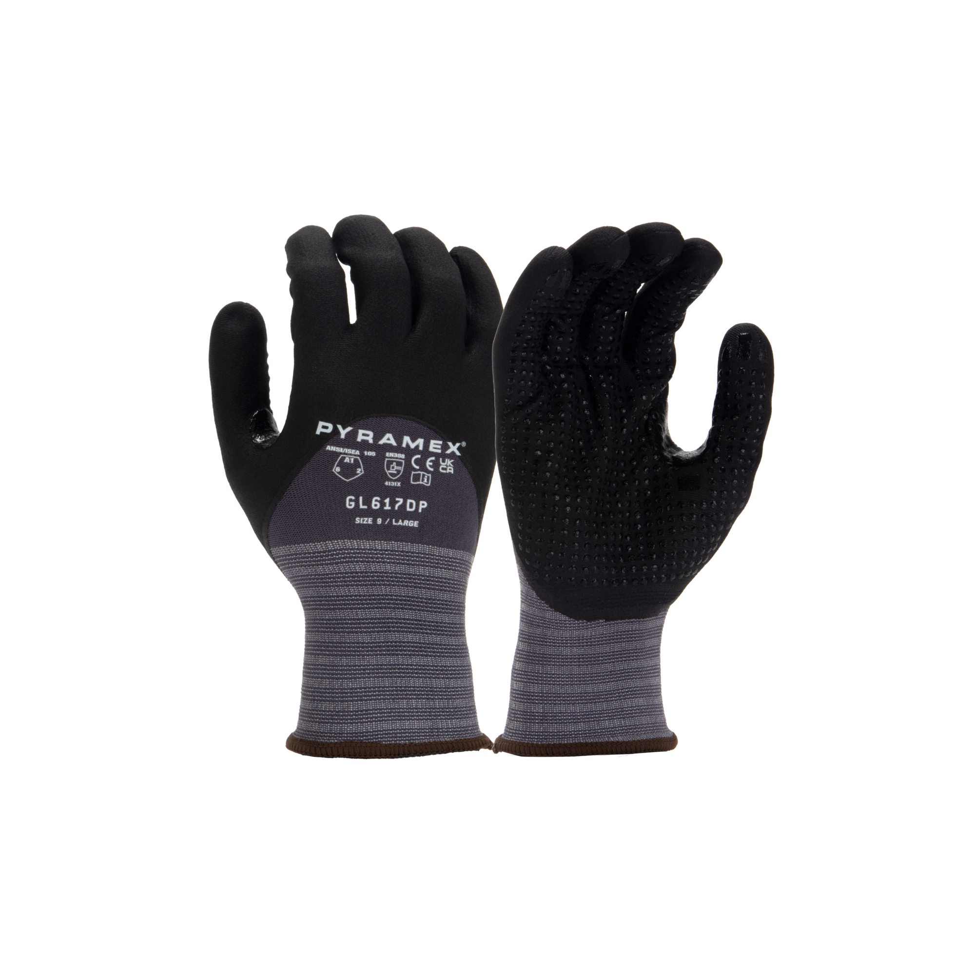 Pyramex Nitrile 15G Nylon/Spandex 3/4Dip Dots X2 | Northern Tool