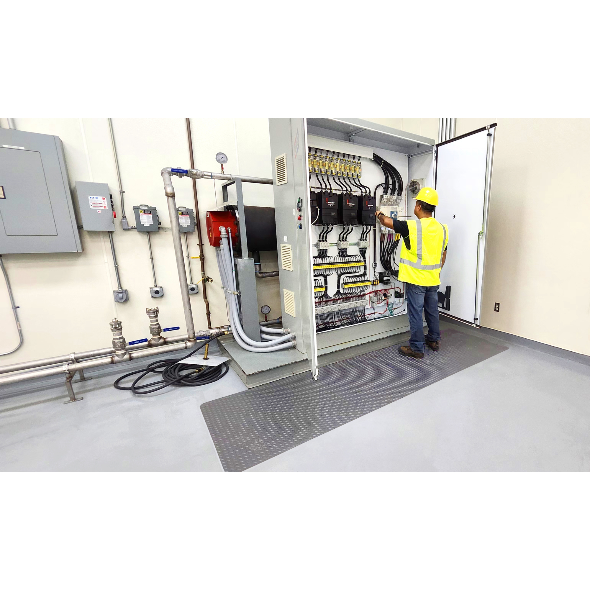 Rhino Switchboard Mat, Class 1, 3’x75’x3/16\" Thick (Full Roll), ASTM ...