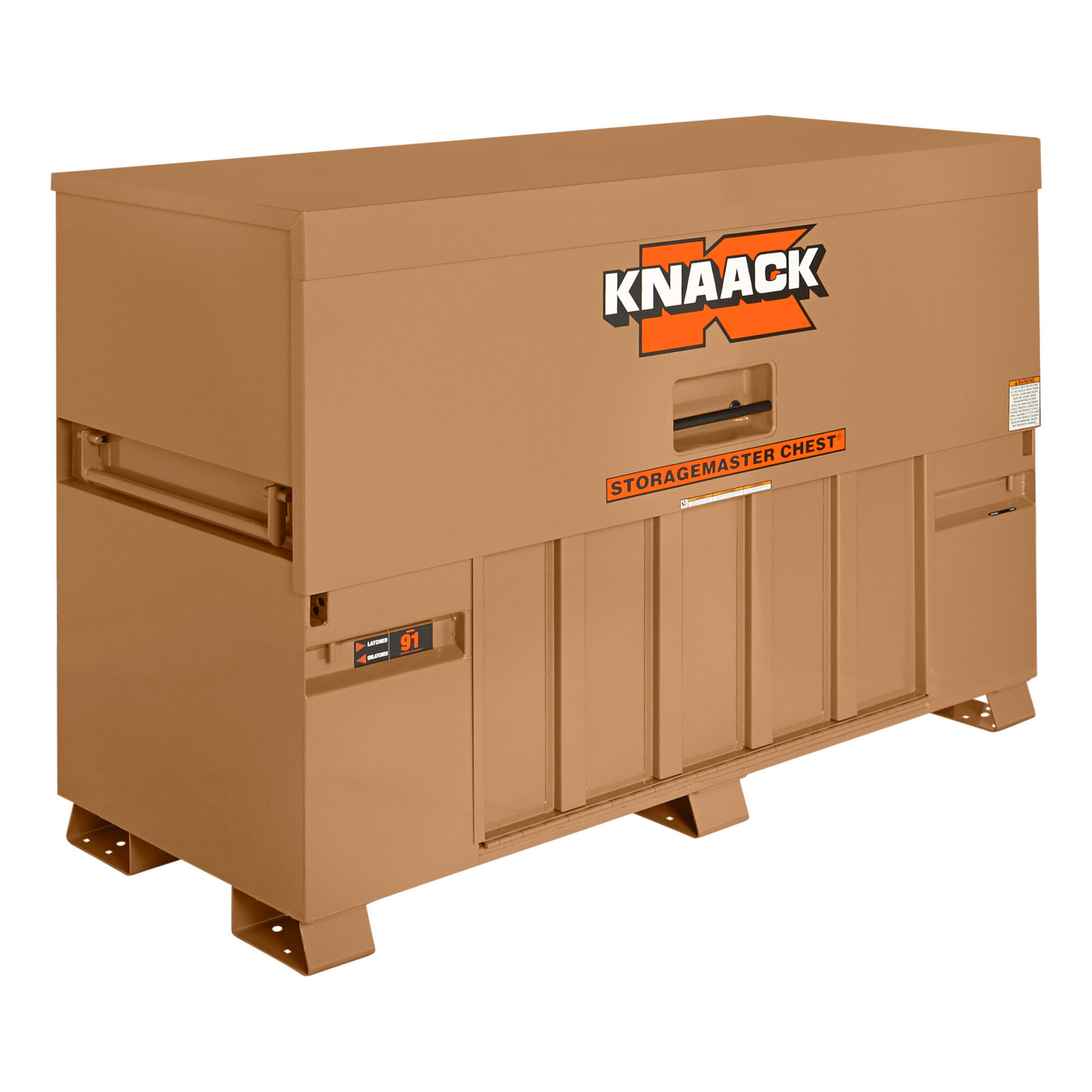 KNAACK Storagemaster Jobsite Piano Box with Ramp, Tan, 57.5 Cu. Ft ...