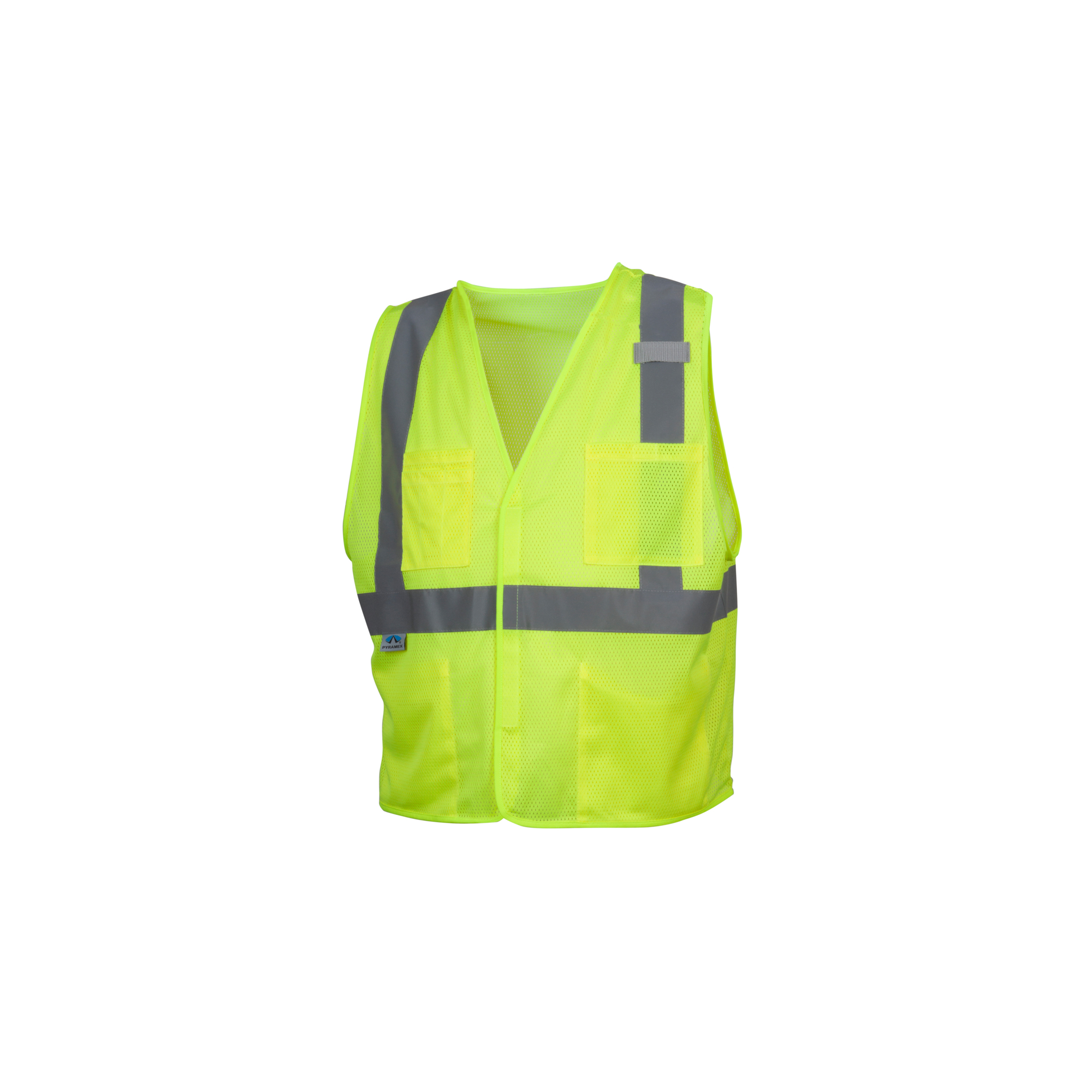 Pyramex Safety - Safety Vest - Hi-Vis Lime - Size Large | Northern Tool