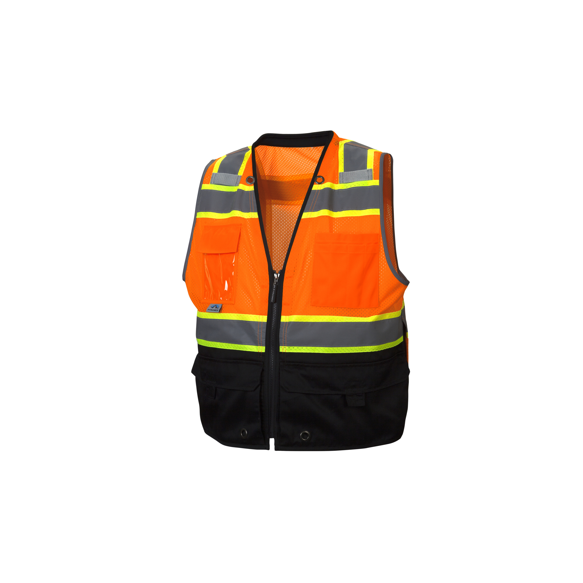 Survey Vest w/clear pocket-Blue-3XL | Northern Tool