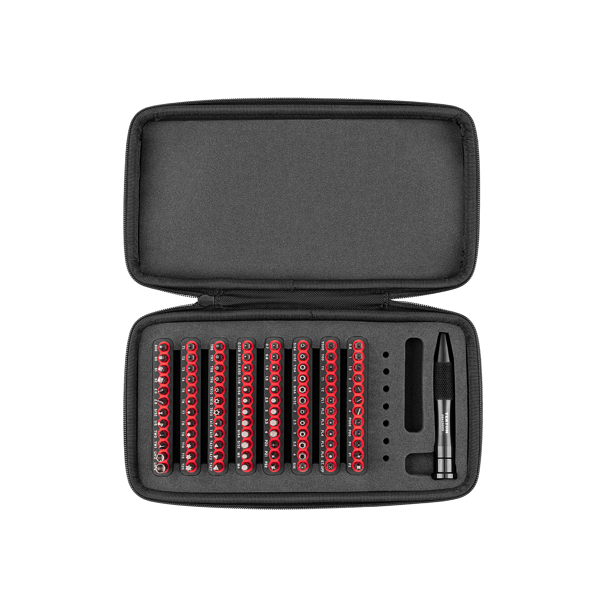 TEKTON 4 mm Precision Bit Driver and Bit Set with Case (97-Piece ...