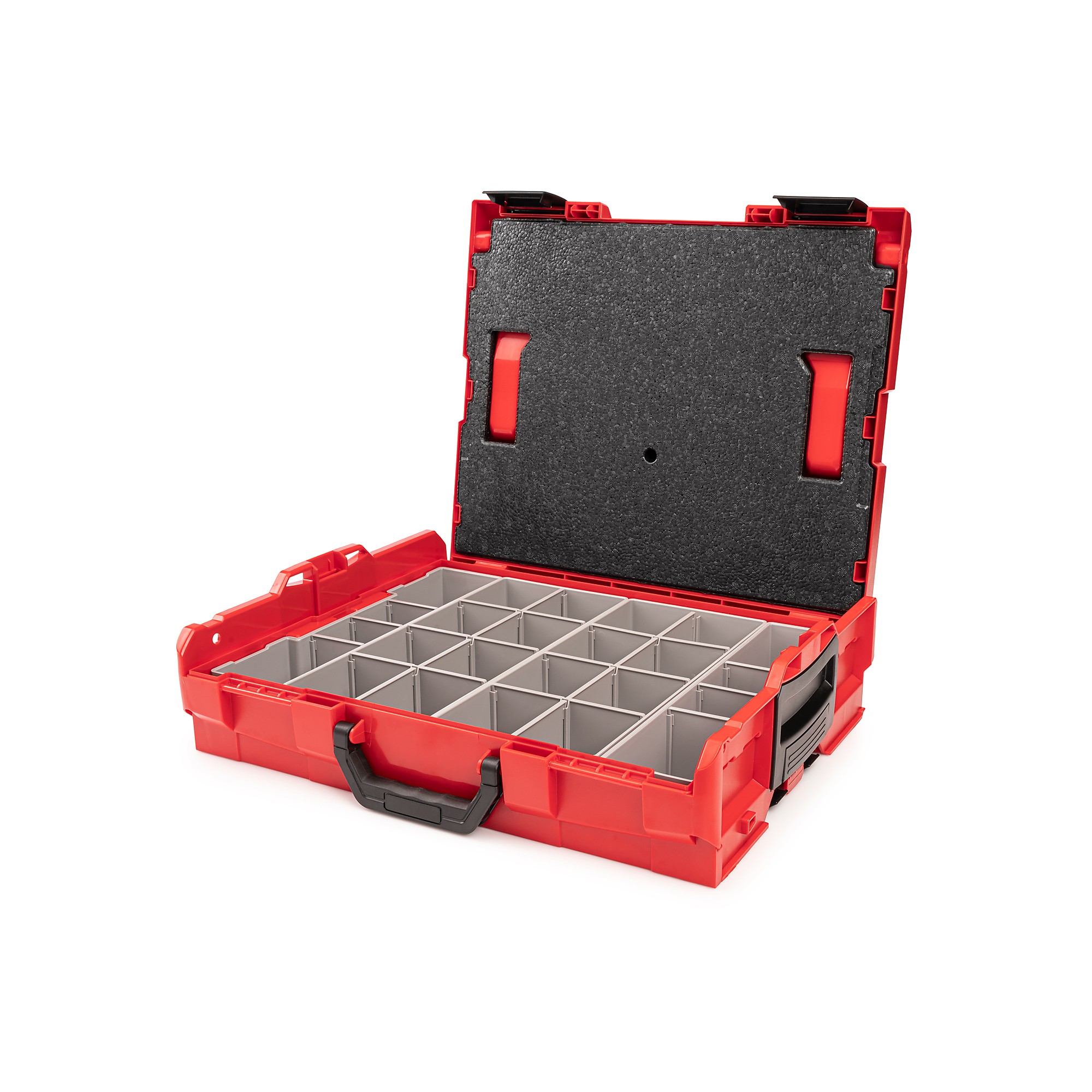 TEKTON Shallow Stacking Tool Box (L-BOXX 1) with 4-Piece Organizer Bin ...