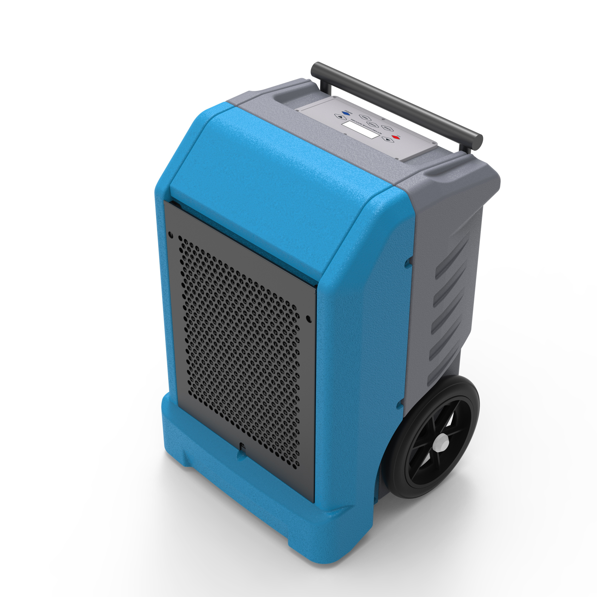 230 pt. 8,000 sq.ft. Bucketless Commercial Dehumidifier in. Blue with ...