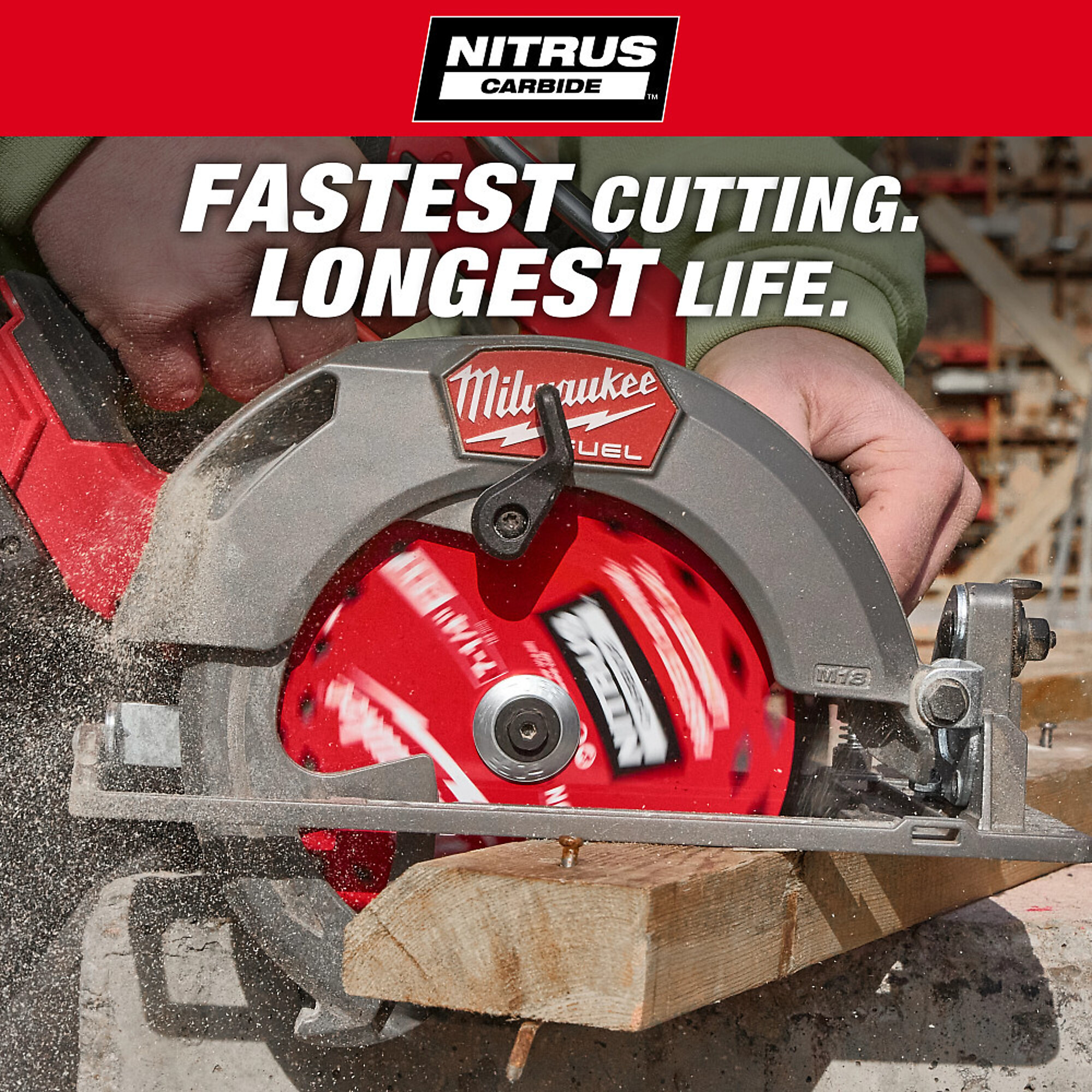 Milwaukee 7-1/4” 24T NITRUS™ Carbide Framing & Demolition Circular Saw ...